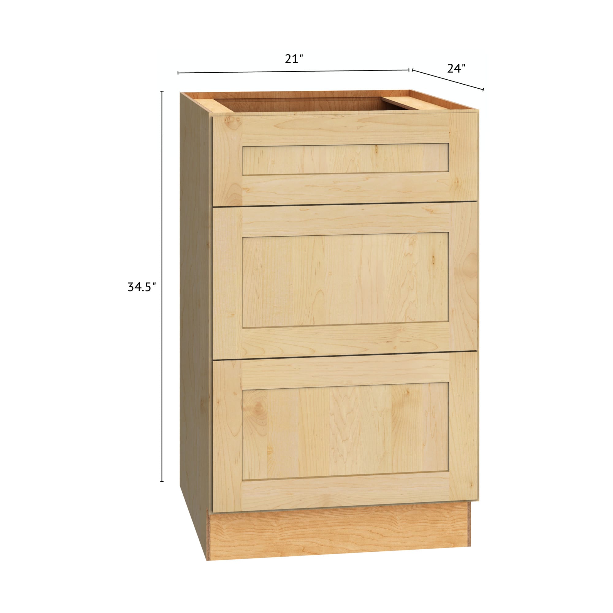 Diamond Express Jamestown 21-in W x 34.5-in H x 24-in D Natural Light ...