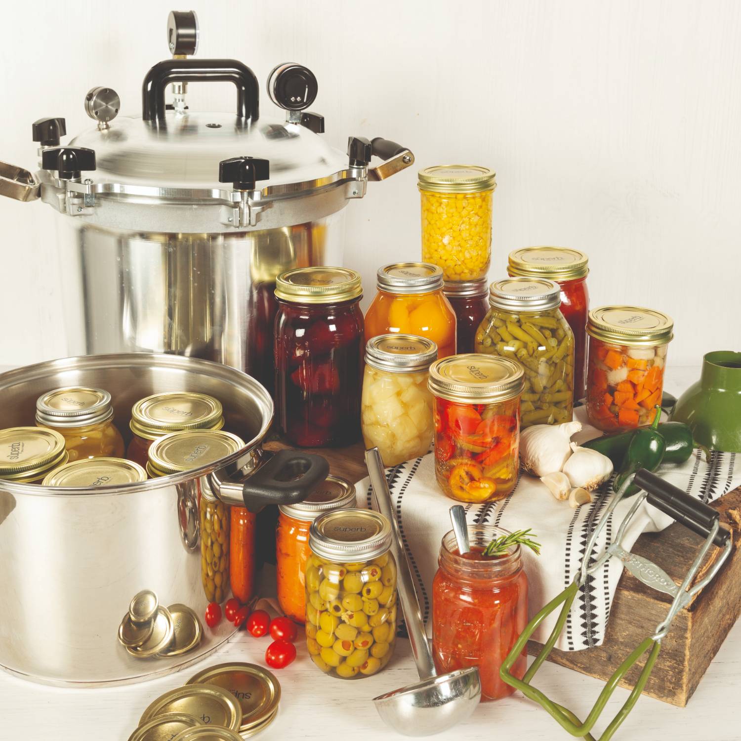 Lehman's Superb Sealing Solutions Canning Lids - Lid Toppers Fit 3.25 ...
