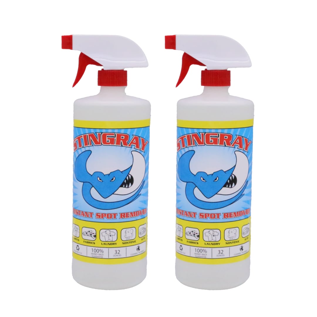 Stingray Spot Remover 32oz - 2 Pack - Tough On Stains - Non-Toxic ...