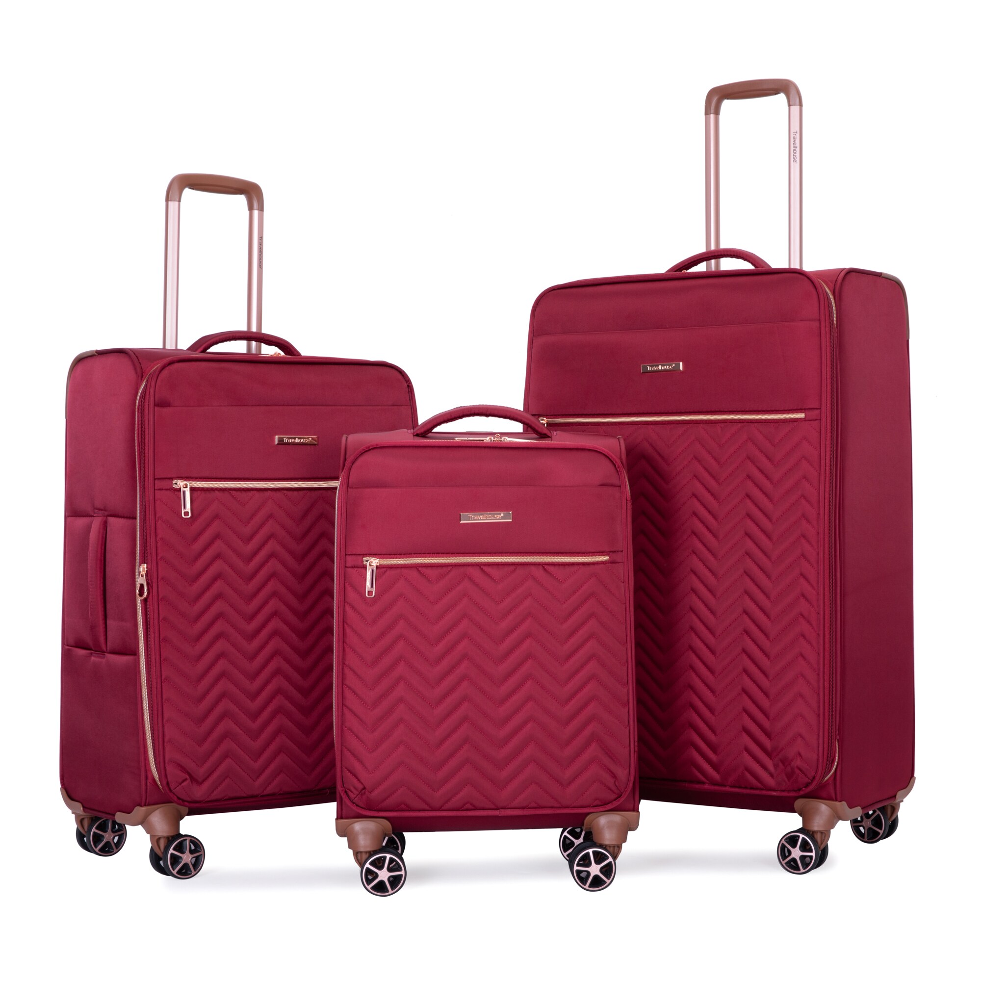 LOVMOR 4 Piece Set 16202428 Softshell Terylene Spinner Wheels ...