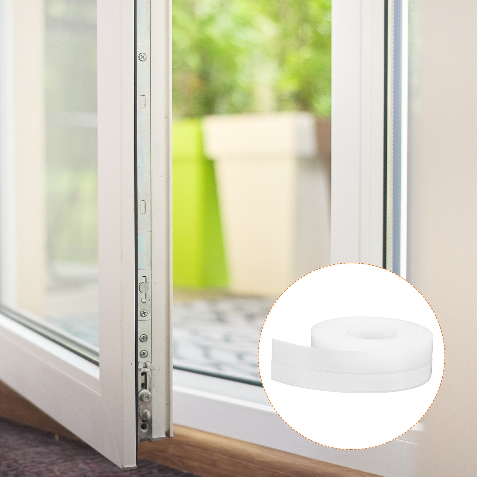 Harfington 2pcs Weather Stripping Door Seal 16.4ft x 25mm TPE Seal ...