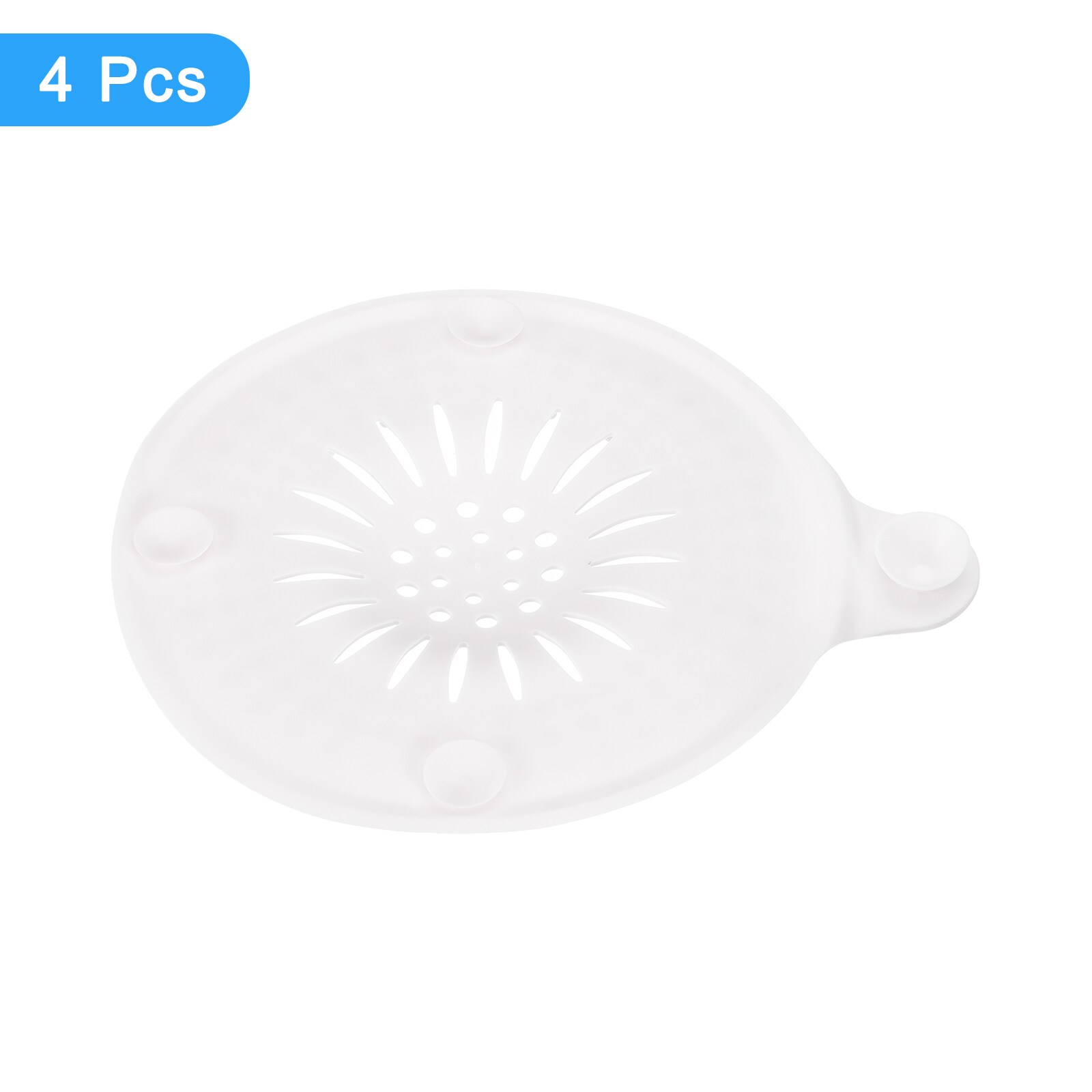 Unique Bargains Hair Drain Catcher 5.51inch Round Tub Drain Covers ...