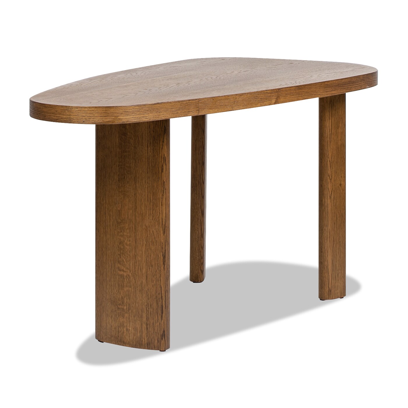 Jennifer Taylor Home Scandinavian Oval Wood Cafe Brown Oak Wood Oak 60 ...