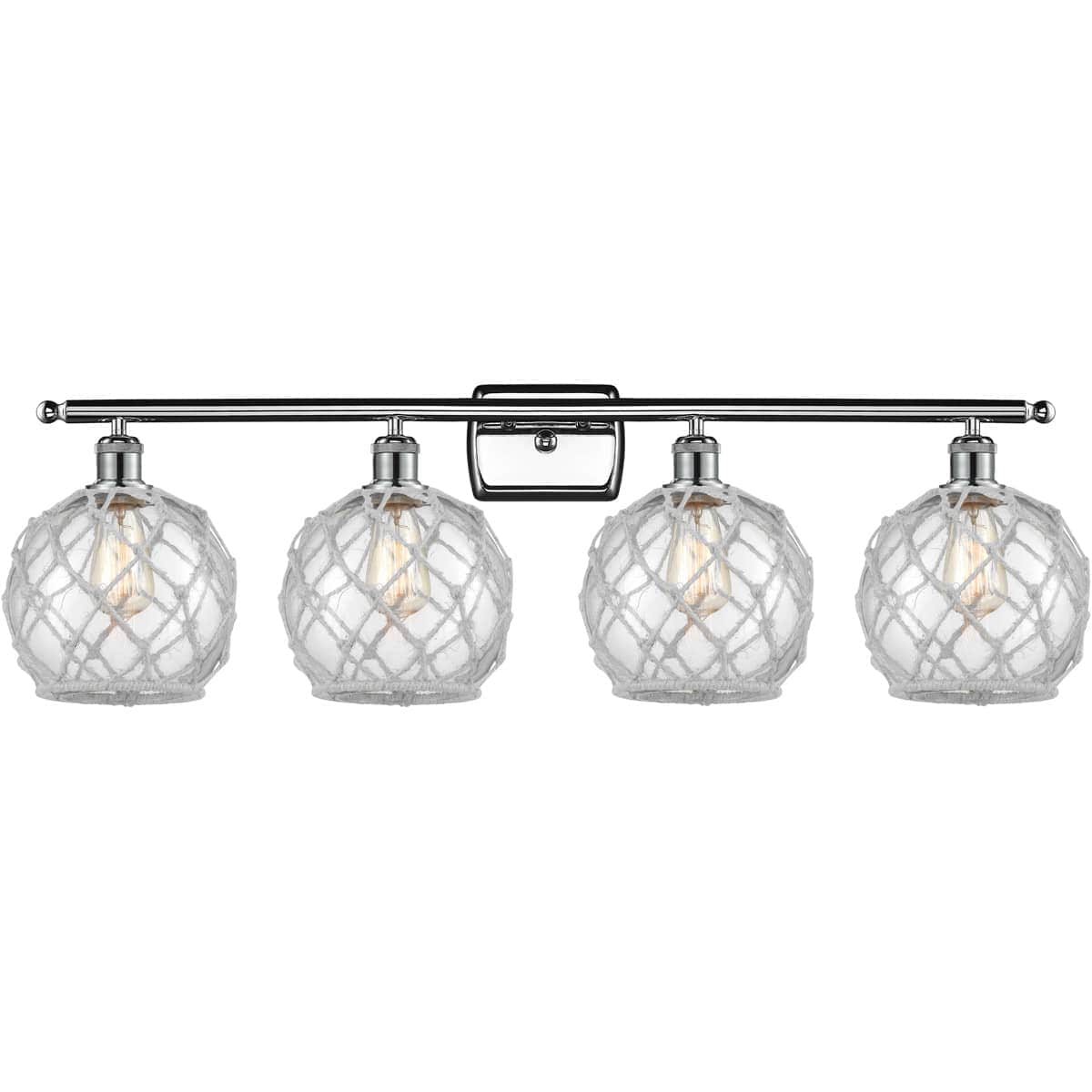 Innovations Lighting 516-4W-PC-G122-8RW Ballston Farmhouse Rope ...
