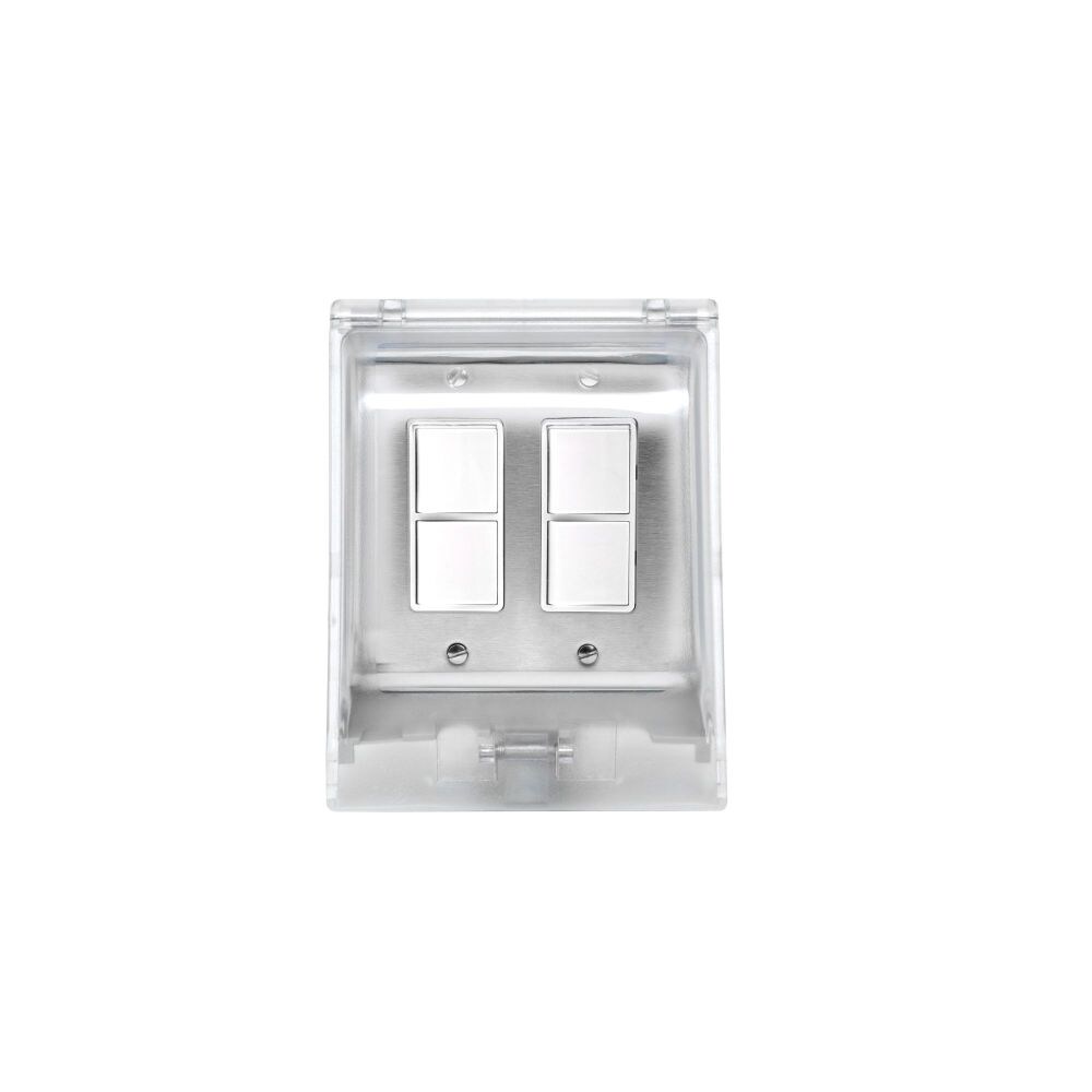 Eurofase Dual Duplex Switch Weatherproof Surface Mount and Gang Box ...