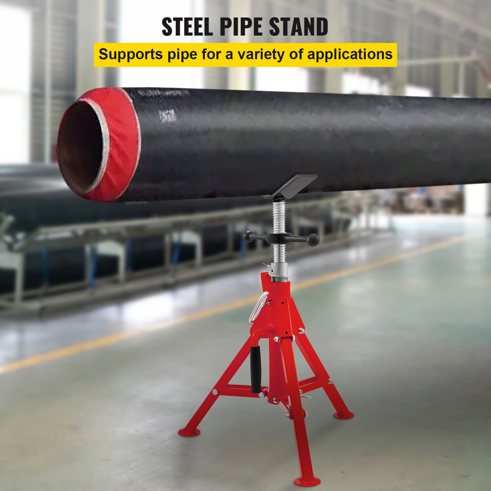 SVOPES 1/4-in to 12-in dia Steel Pipe stay in the Pipe Support & Clamps ...