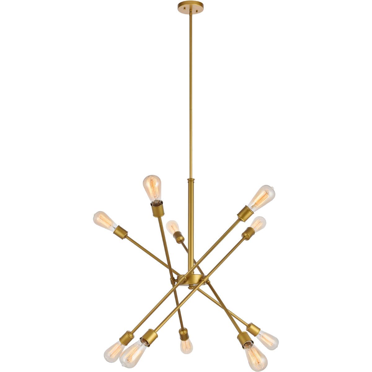 Elegant Lighting Living District LD8019D28BR Axel 10 Light 272 inch ...