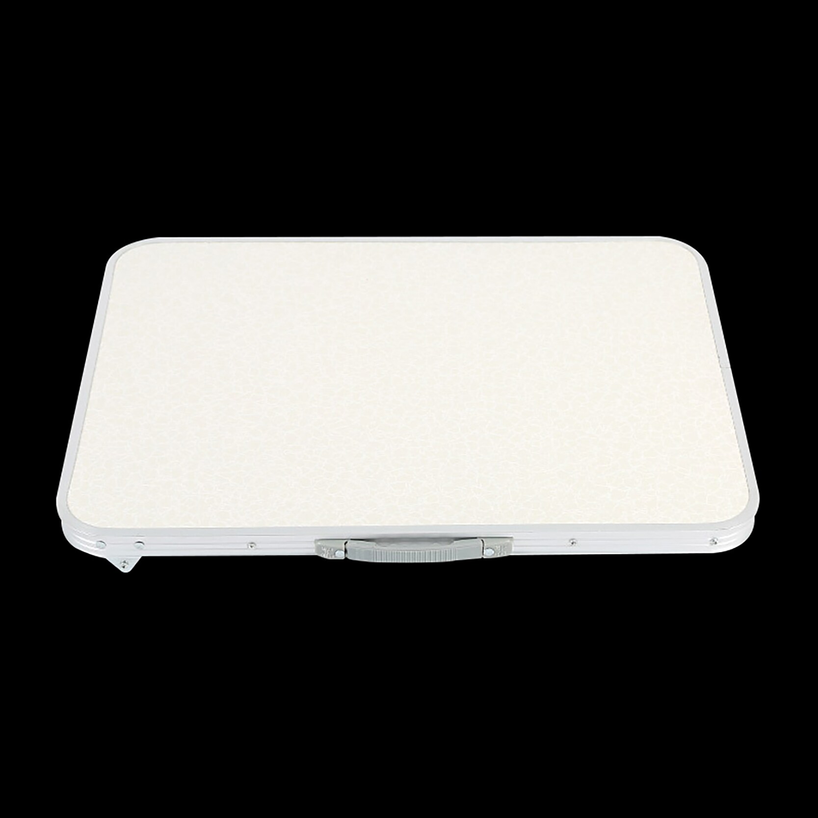 VEELIKE Portable Folding Table with Handle Aluminum Alloy Frame 5 mm ...