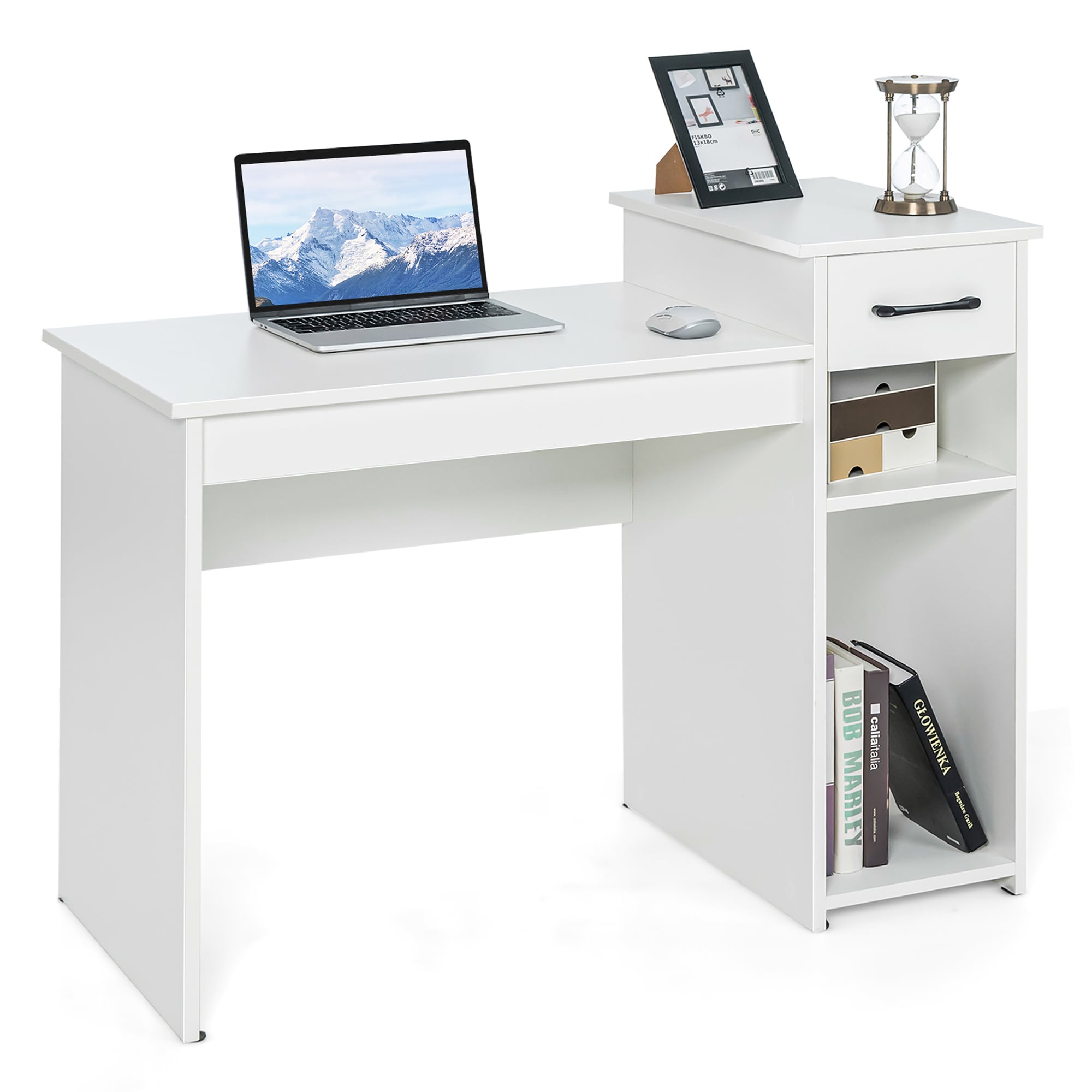 Costway 20-in White Modern/Contemporary Computer Desk SXL00185 at Lowes.com