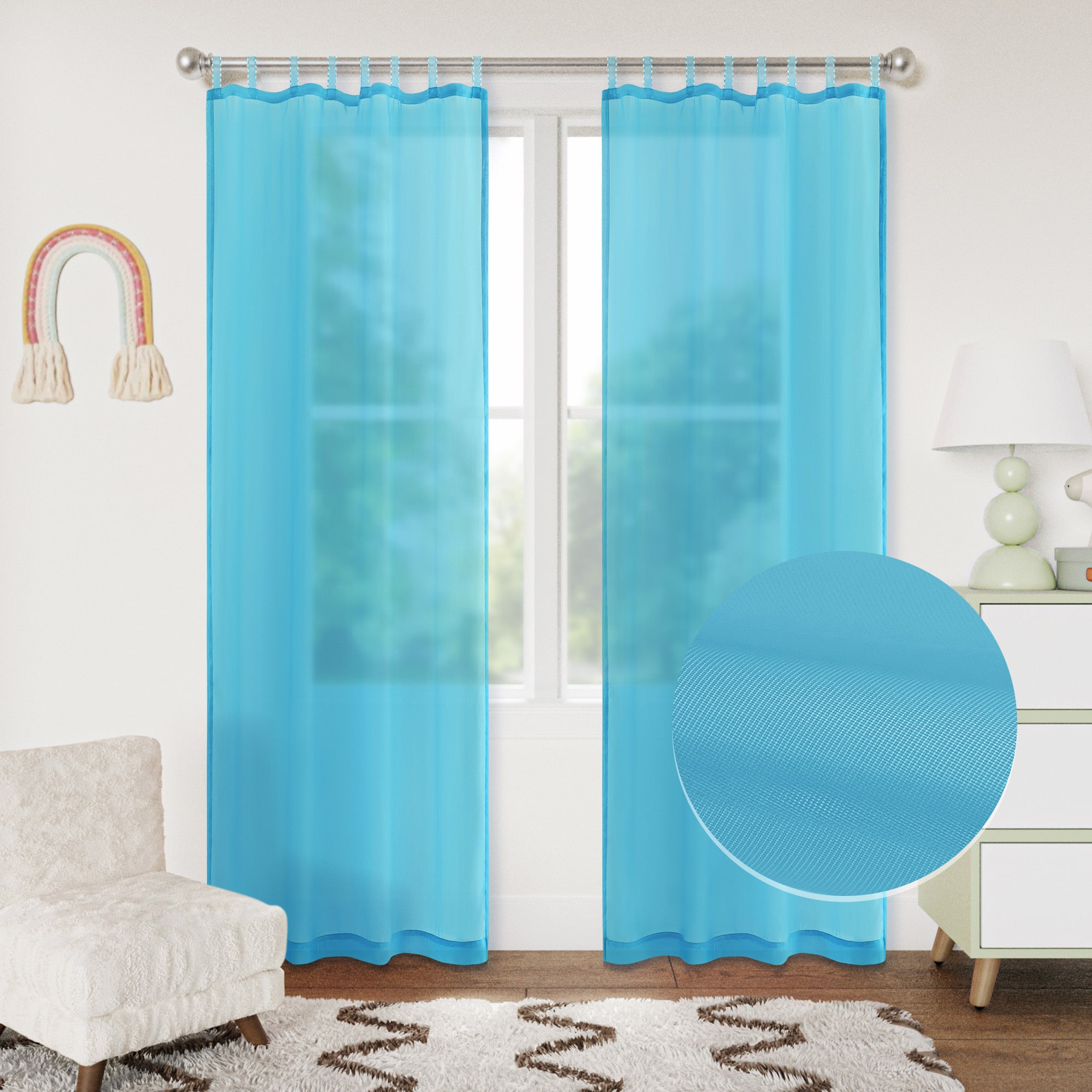 Sheer Curtains & Drapes - Elegant Window Treatments | Lowe's