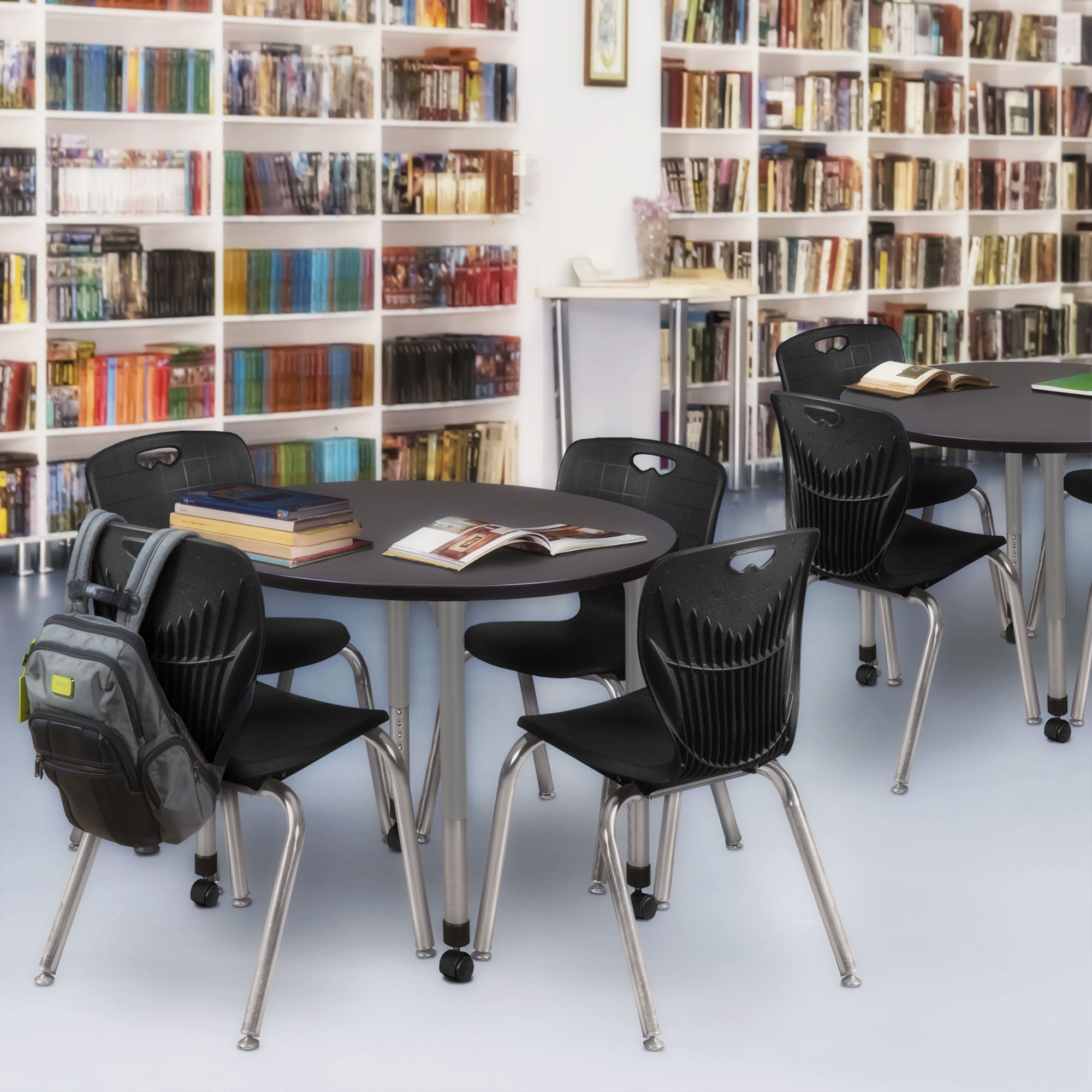 Regency Mobile Classroom Table Chair Sets 36-in Multiple colors ...