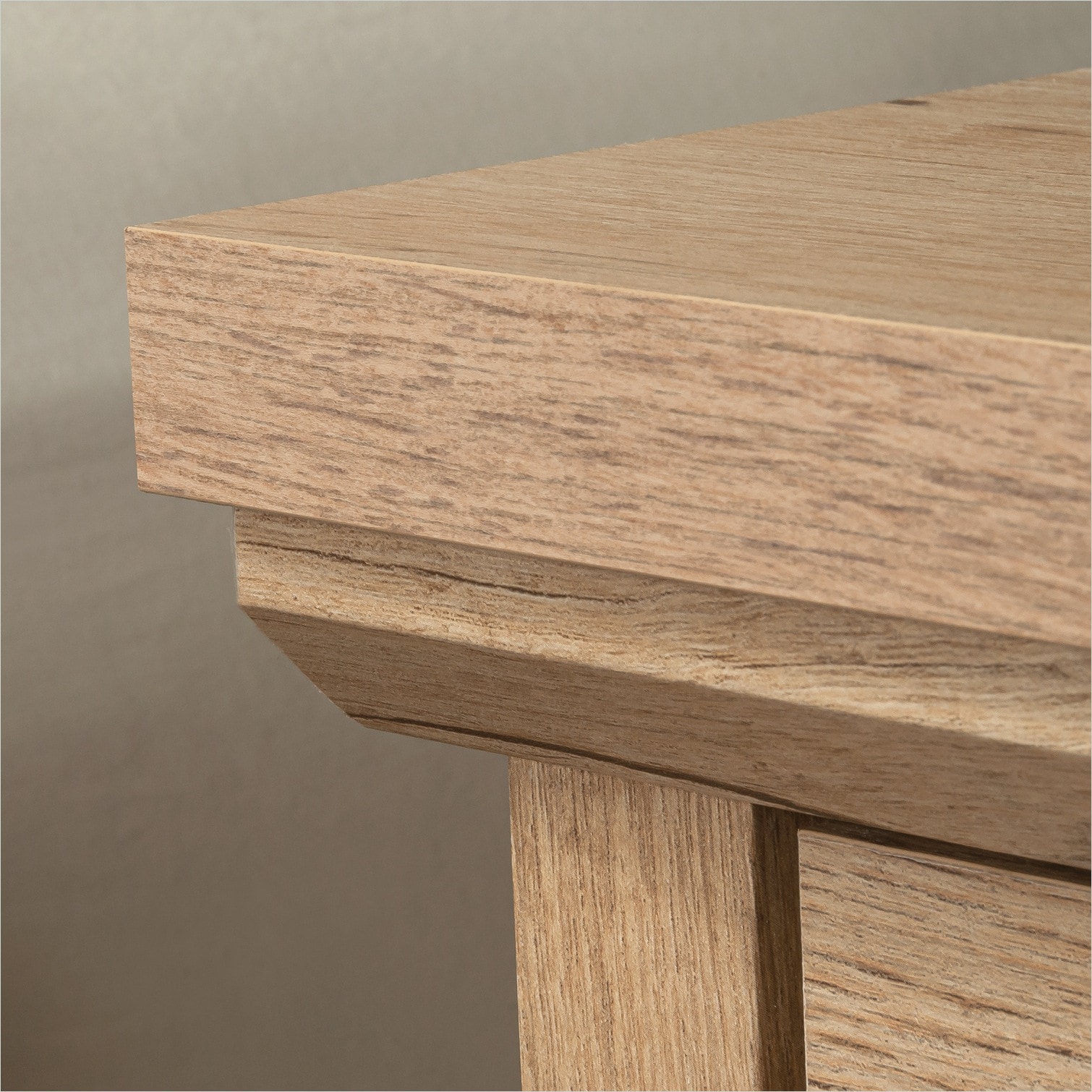 Watnature Modern Nightstand with Open Shelf and Smooth Drawer Rich ...