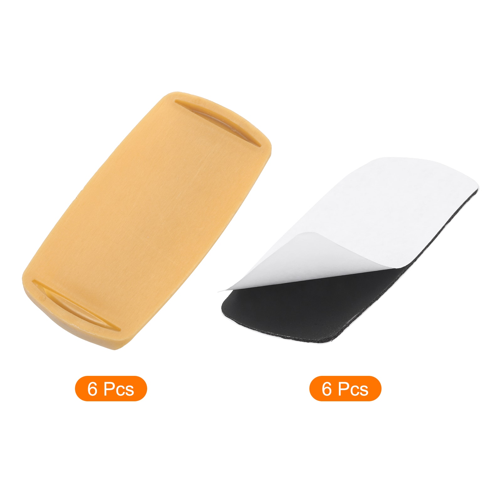 Unique Bargains 6pcs Self-Stick Instant Cabinet Handle Pulls Adhesive ...
