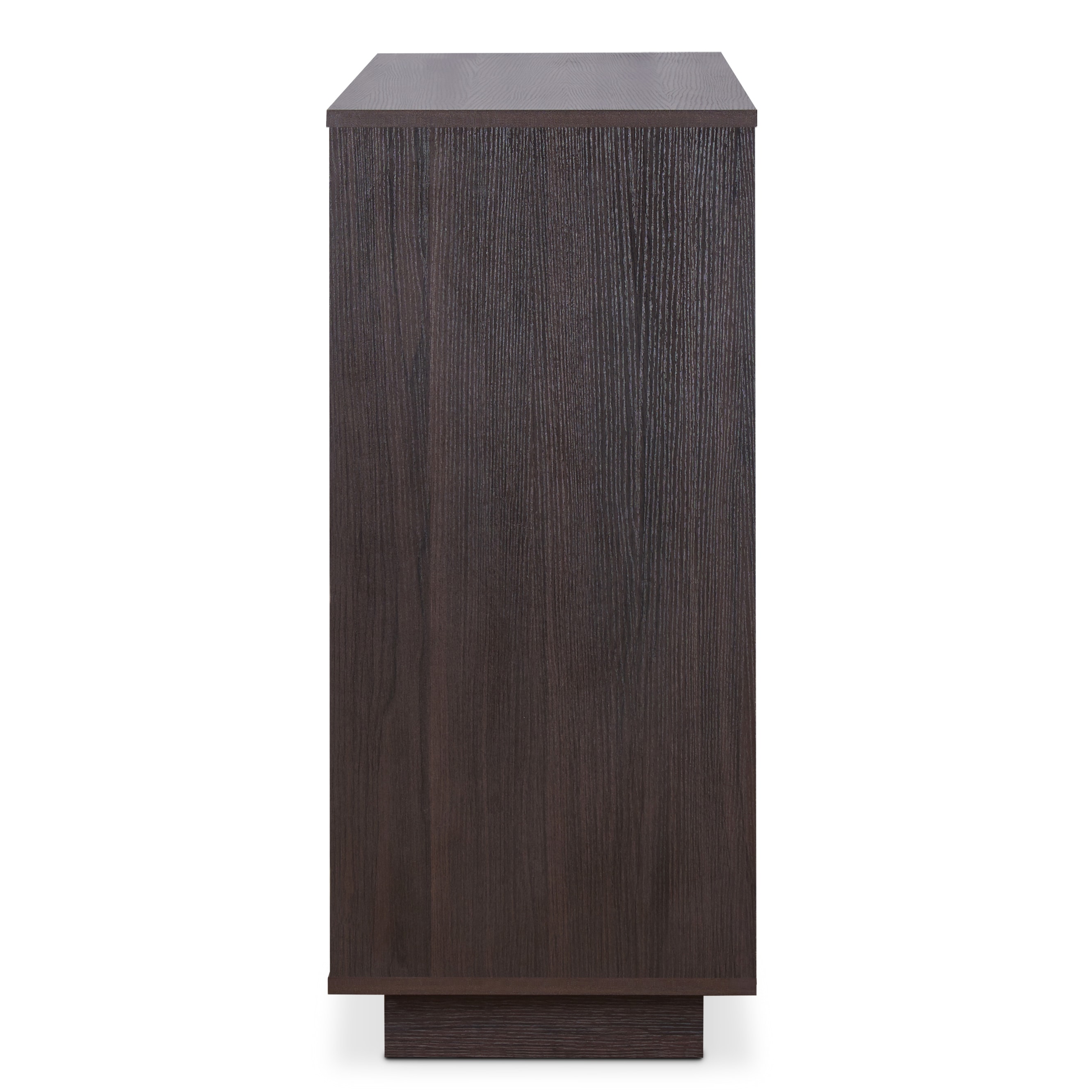 Blisstyle Espresso 2 Door Wine Cabinet Wine Rack Freestanding Floor ...