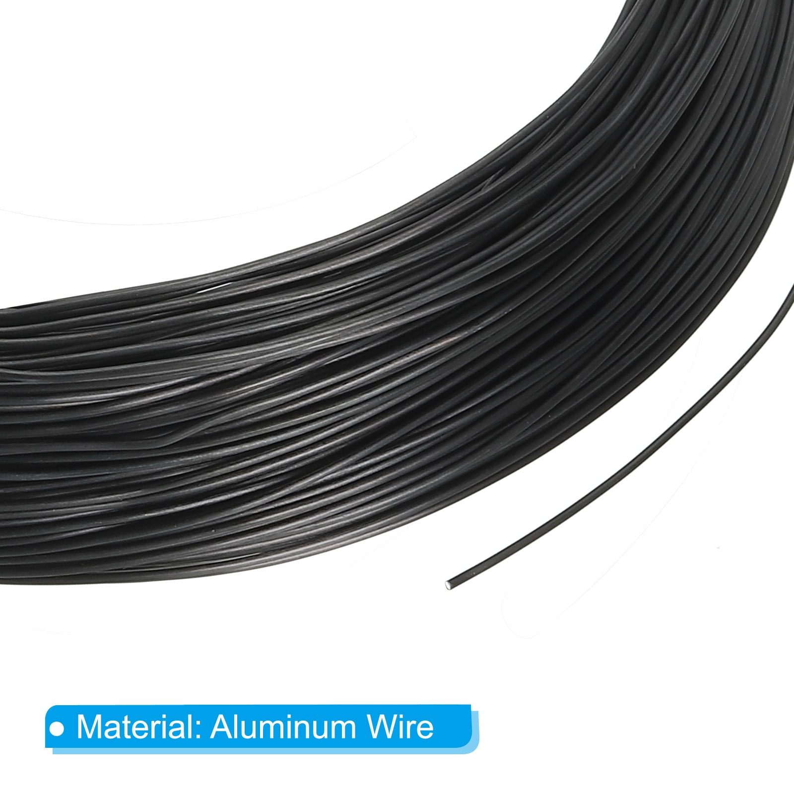 PATIKIL 1mm x 374ft Bonsai Training Wire Floral Wire Stems Anodized ...