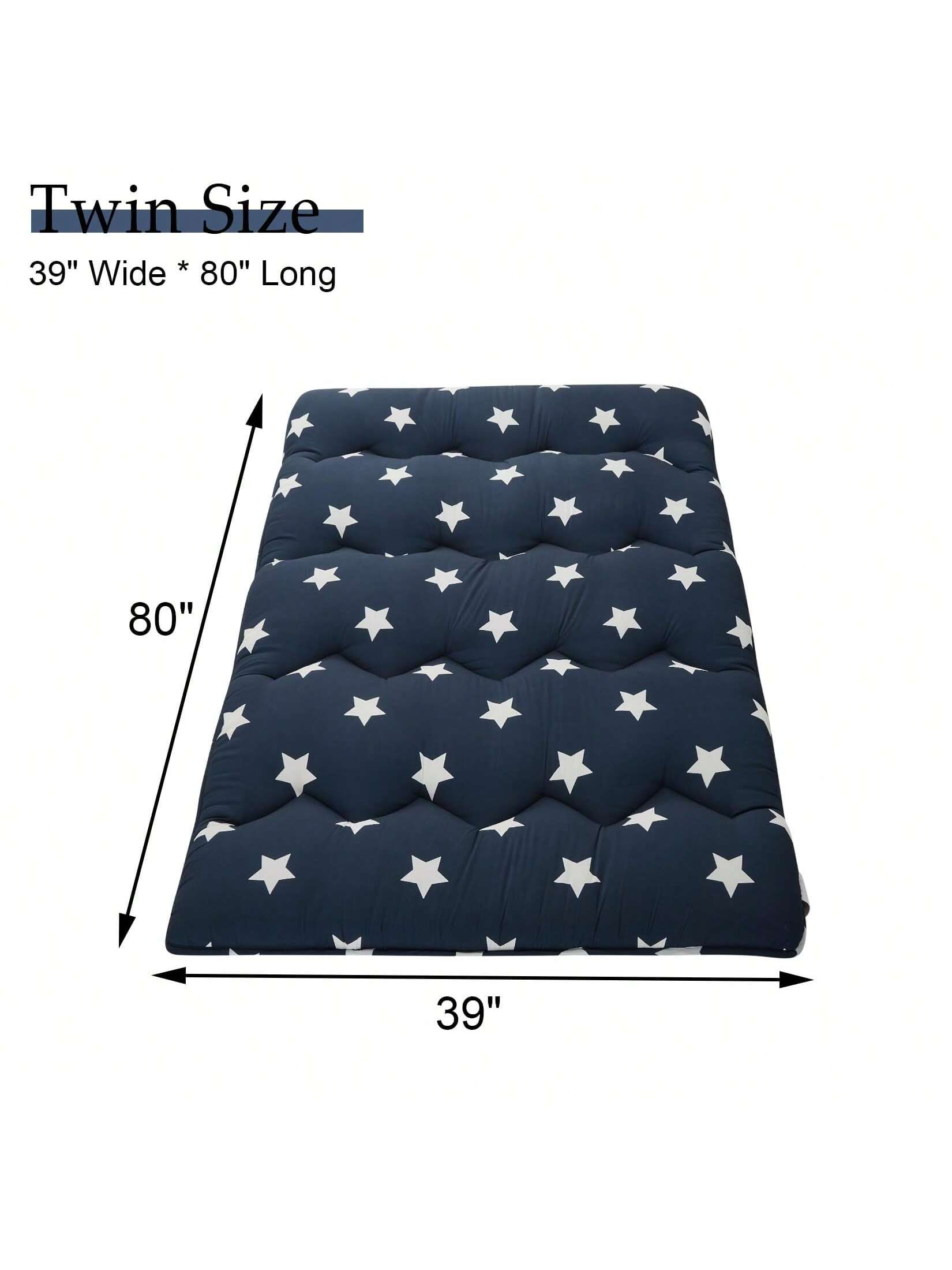 Qeetex Floral Pattern Japanese Futon Mattress For Adults. Twin Size ...