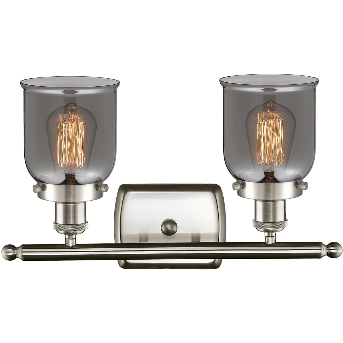 Innovations Lighting 916-2W-SN-G53-LED Ballston Small Bell Bathroom ...