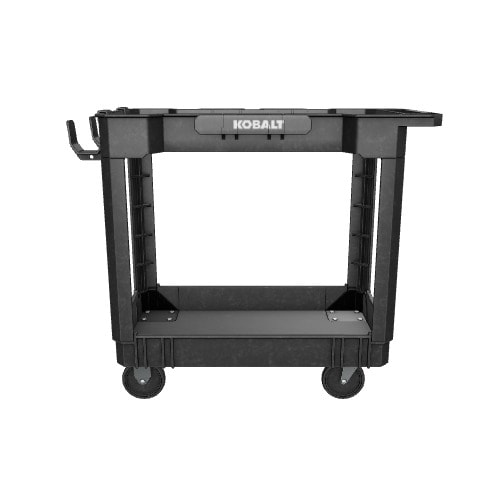 Kobalt 32.6-in Shelf 500-lb Capacity Utility Cart in the Utility Carts ...