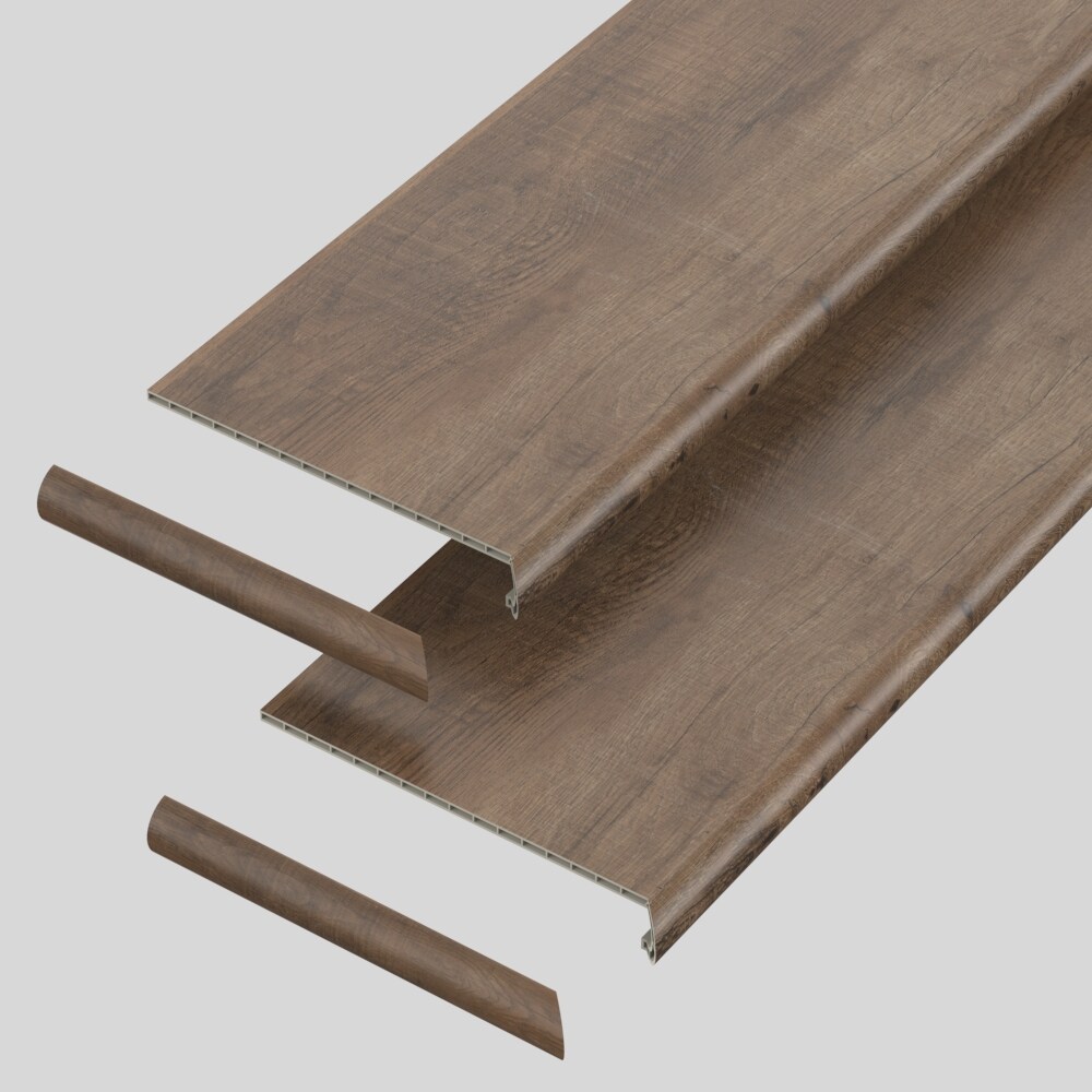 Project Source StairCraft 12.2-in x 48-in Marsala Vinyl Reversible ...
