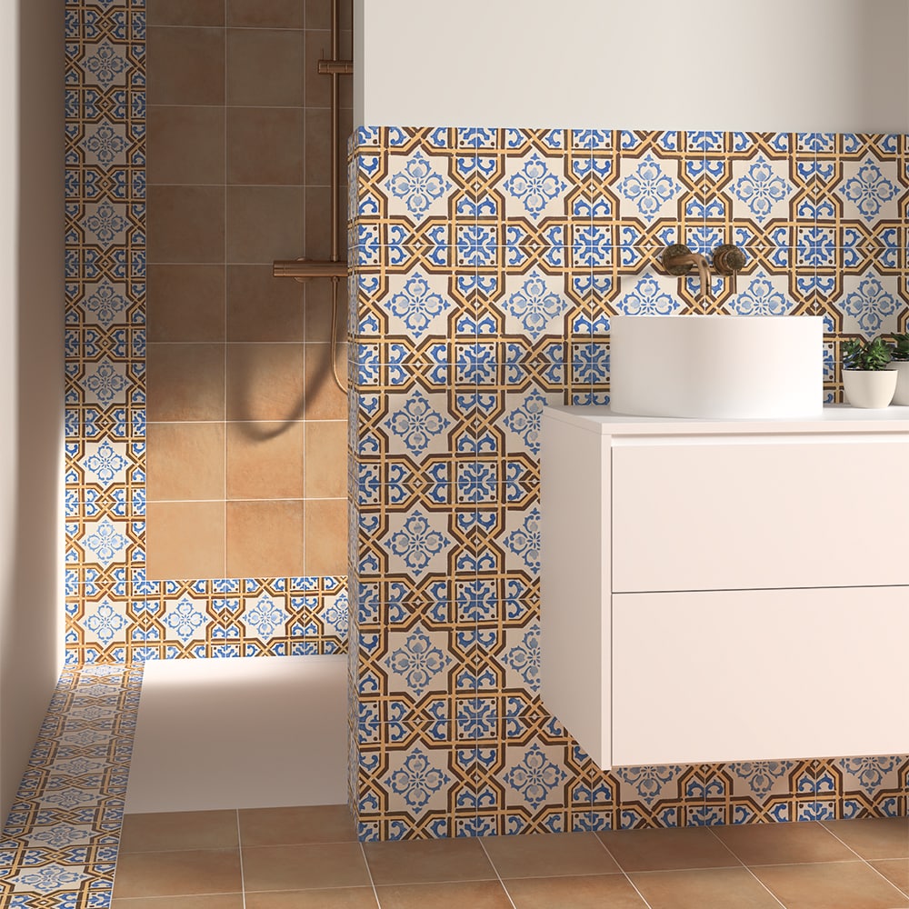 The Tile Life Seville Art Maestrat 8-in x 8-in Matte Porcelain ...