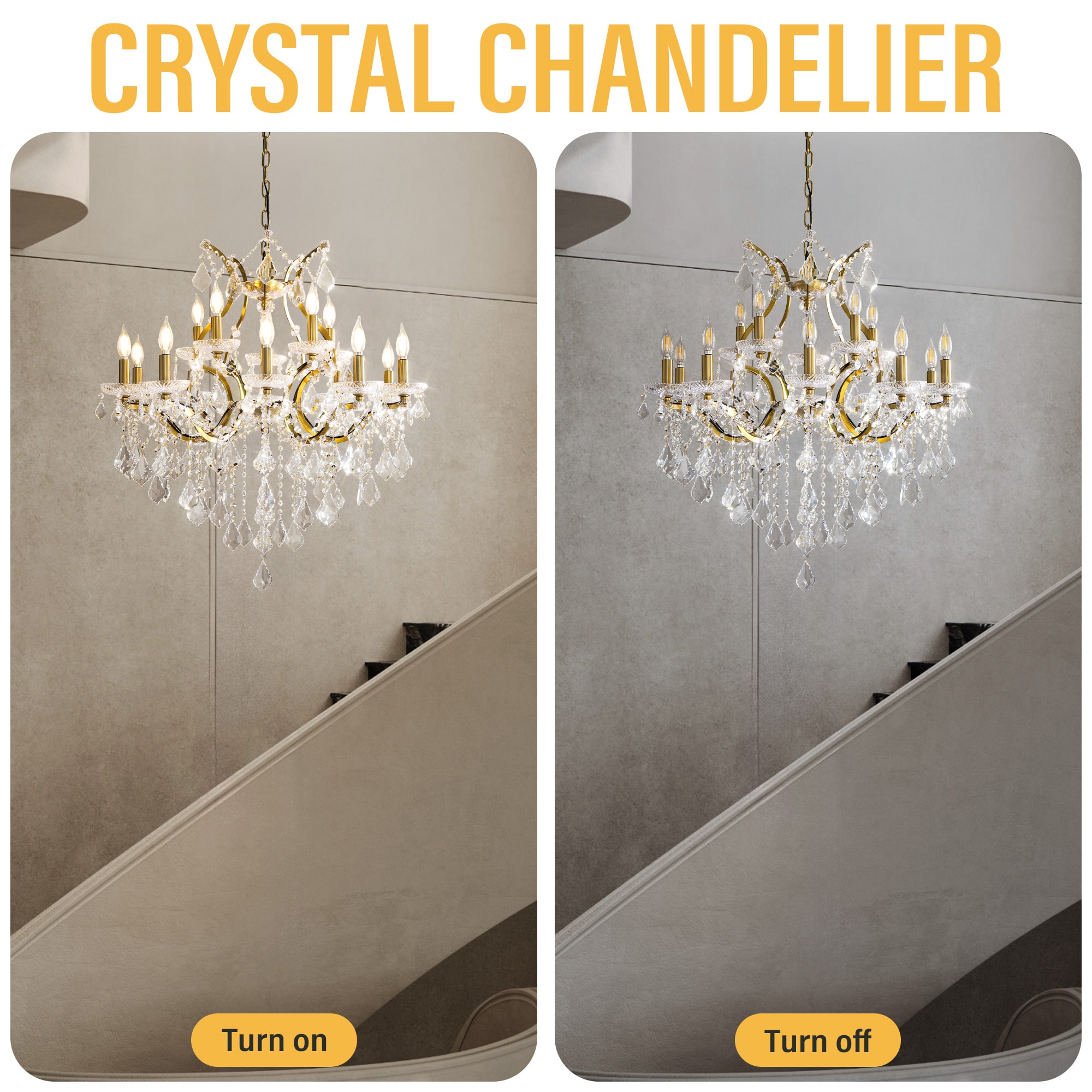Gleam Flare Manning Modern Maria Theresa Crystal Chandeliers Light For ...
