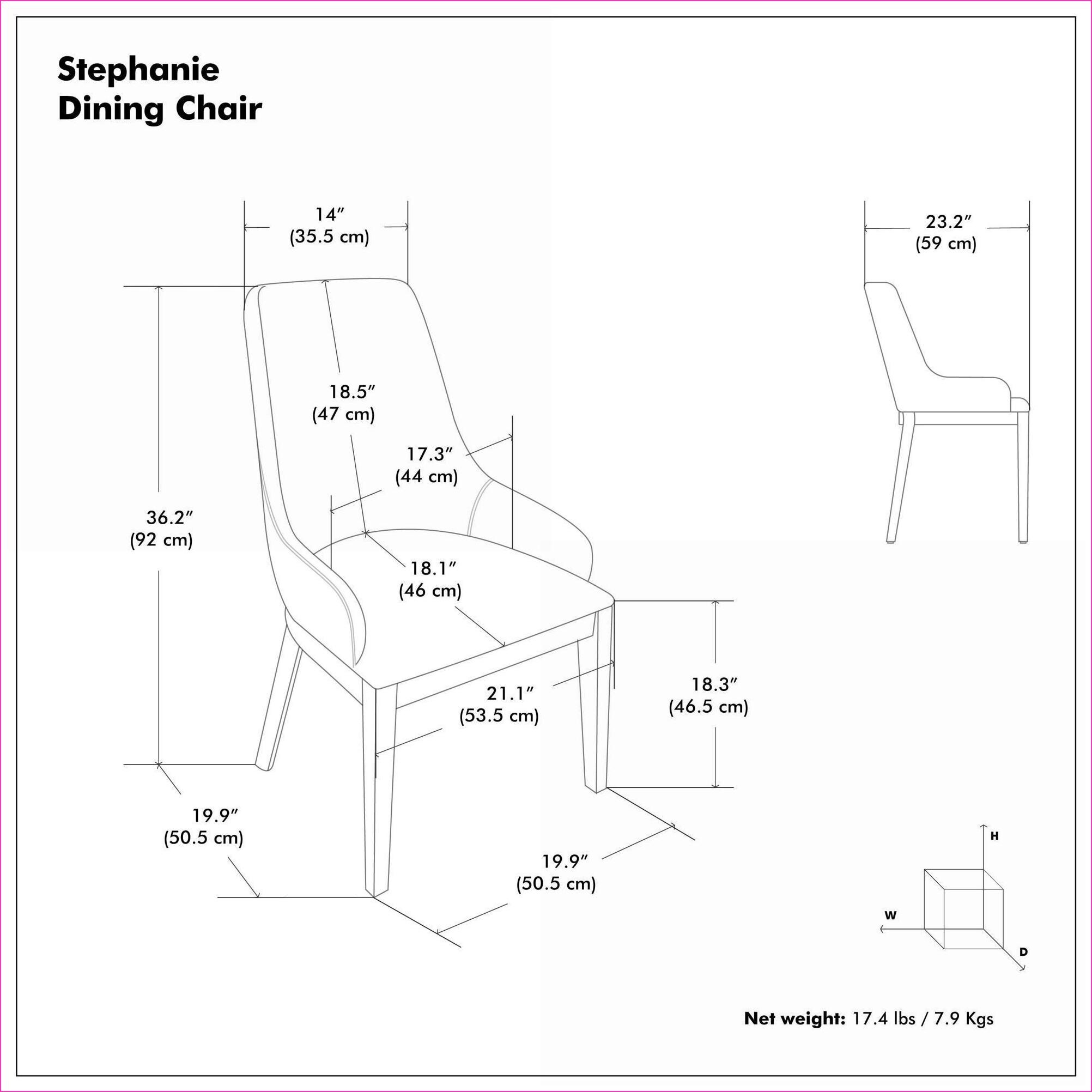 Watnature Set of 2 Stephanie Upholstered Dining Accent Chairs Stable ...
