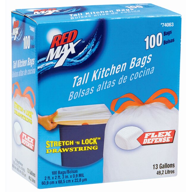Style Selections 100-Pack 13-Gallon Drawstring Trash Bag at Lowes.com Style Selections 100-Pack 13-Gallon Drawstring Trash Bag at Lowes.com