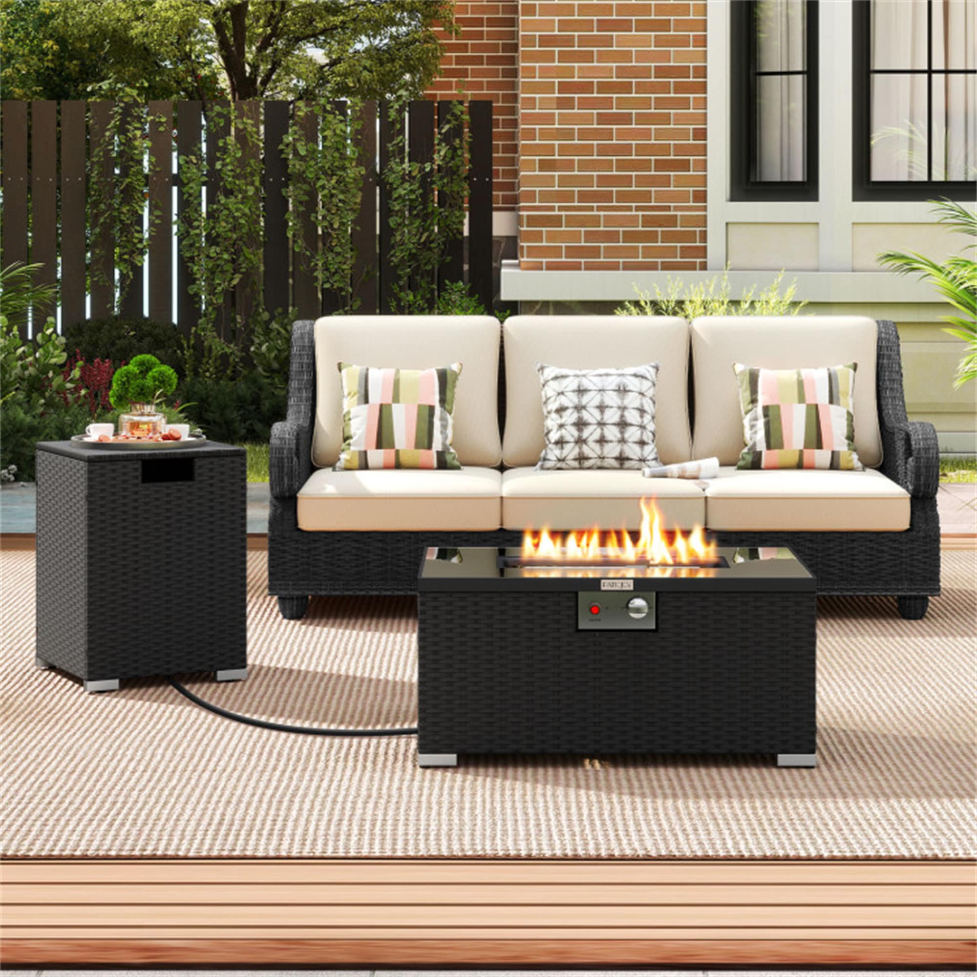 16-Inch-Tall Gas Fire Pits at Lowes.com