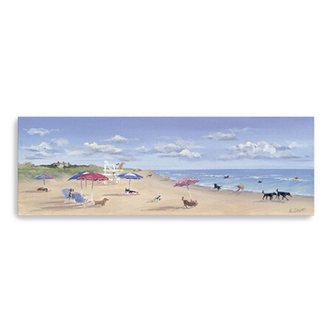 HomeRoots Wall Art Carol Saxe 30-in H x 10-in W Coastal Canvas Limited ...