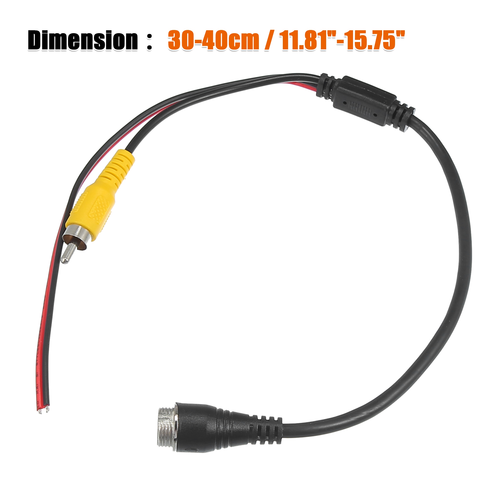 Unique Bargains 1pc Car Camera Adapter 4 Pin to RCA Adapter M12 4-Pin ...