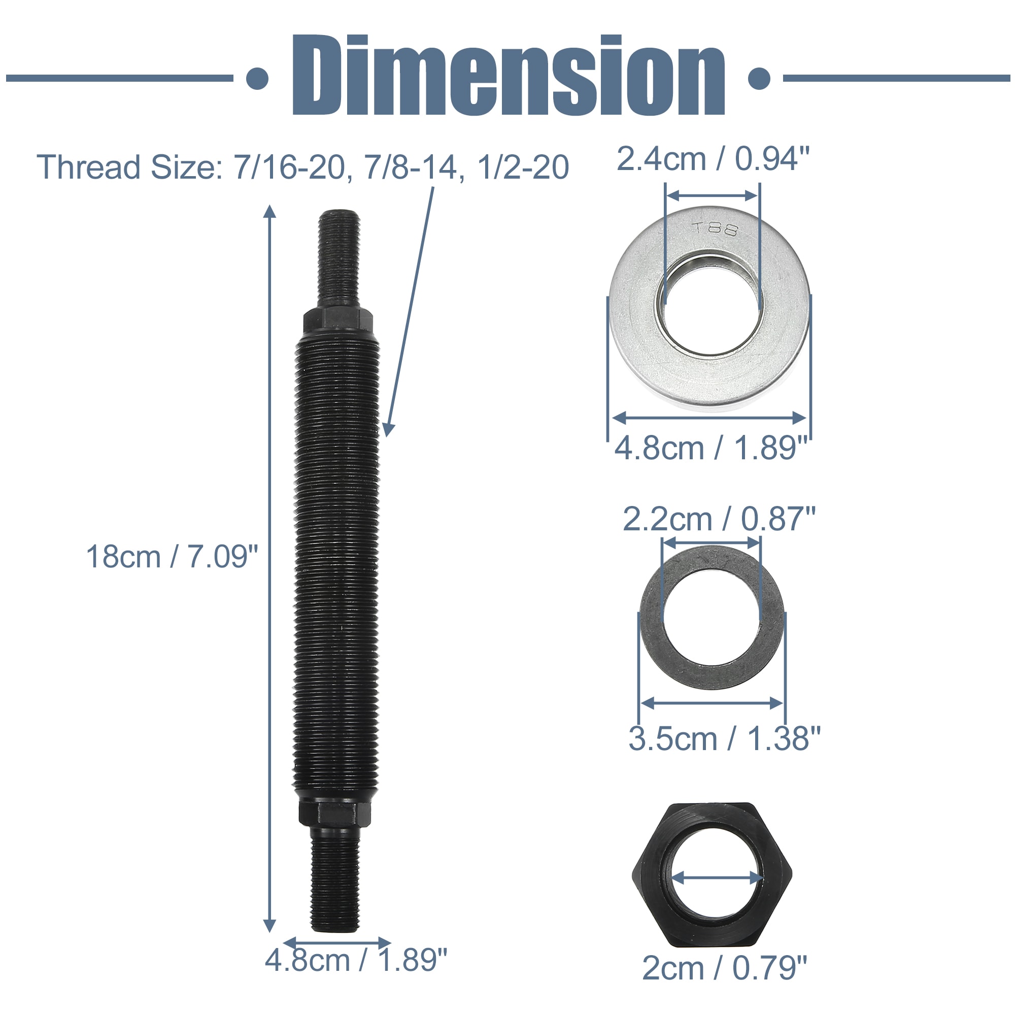 Unique Bargains 66515 Harmonic Balancer Installation Tool for Chevy ...