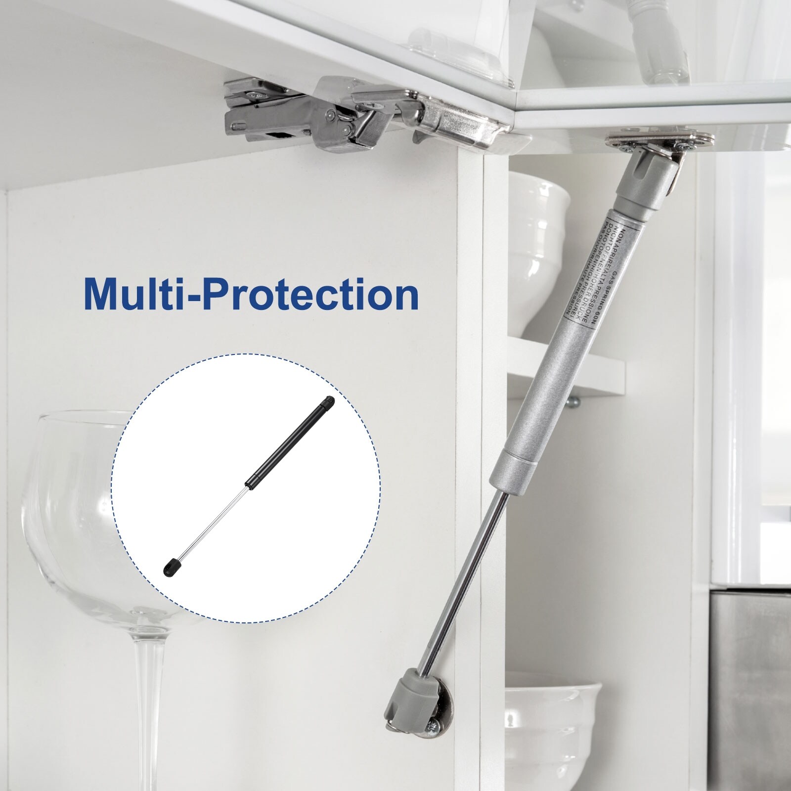 Unique Bargains 16 Inch 35lb/156N Gas Strut Gas Shock Spring Lift ...