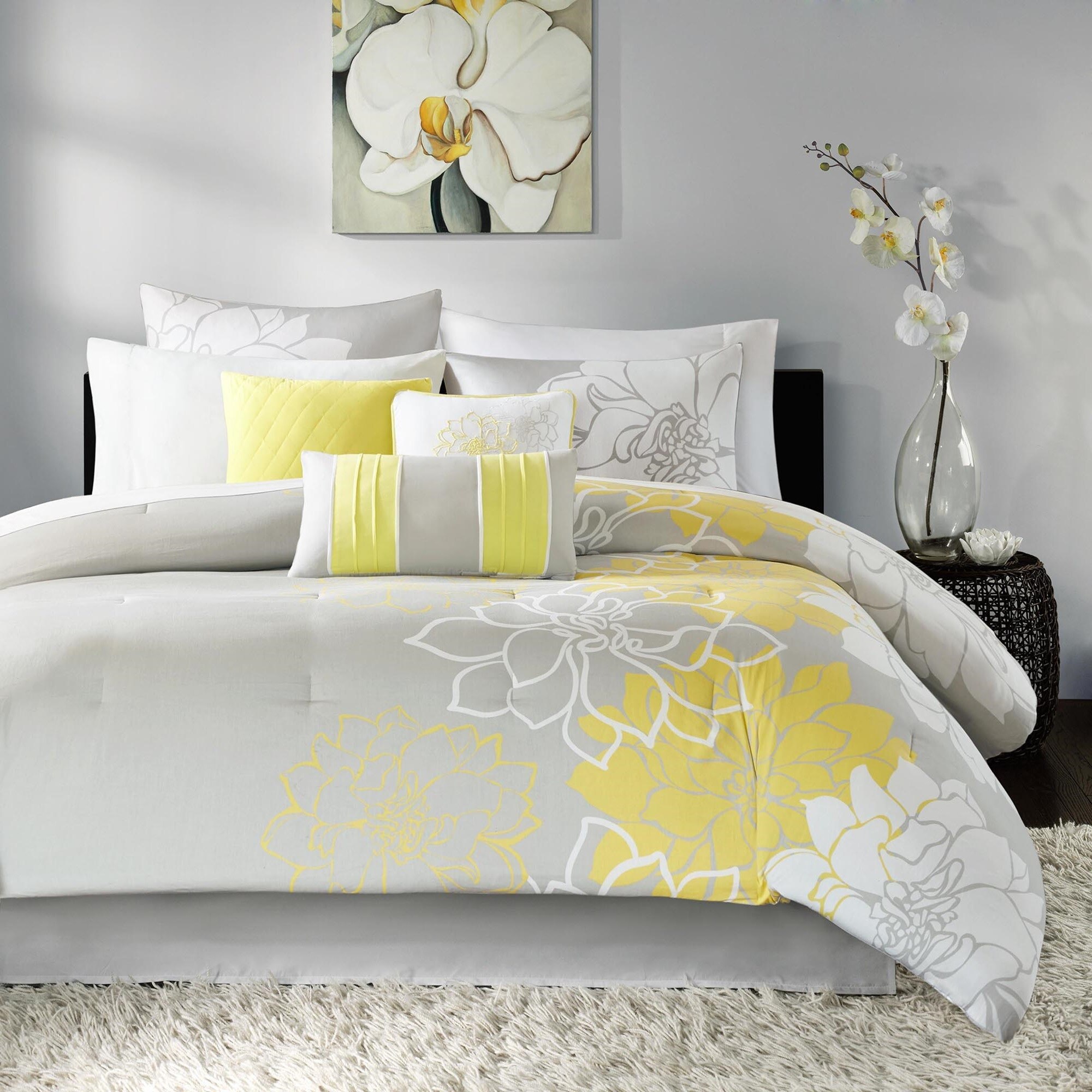GDFStudio GDF Studio – Lola Printed Cotton Sateen Comforter Set with ...