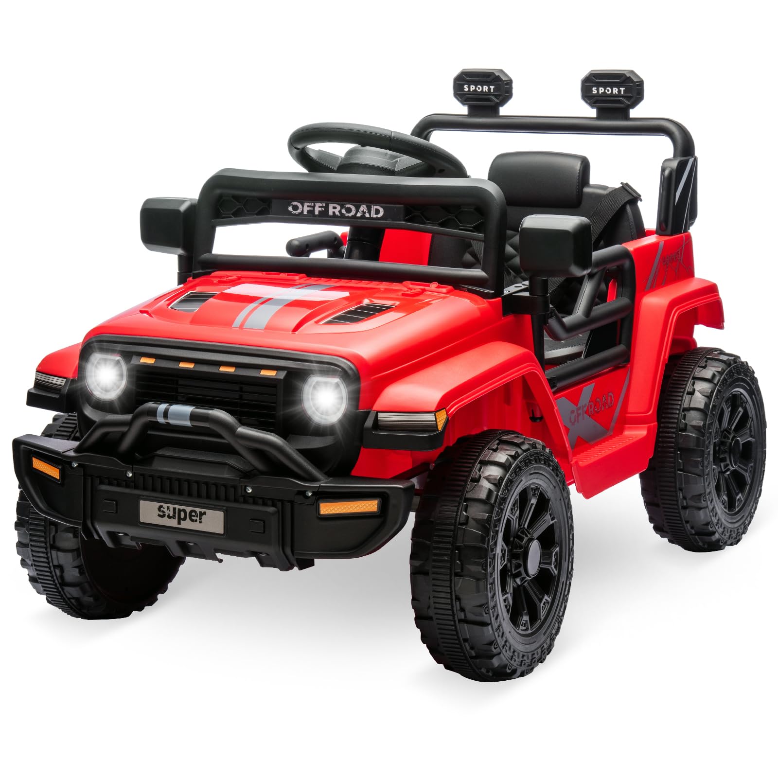 Garvee 12V Ride On Truck Car Toddler Toy w/ Remote Control Music 4 ...
