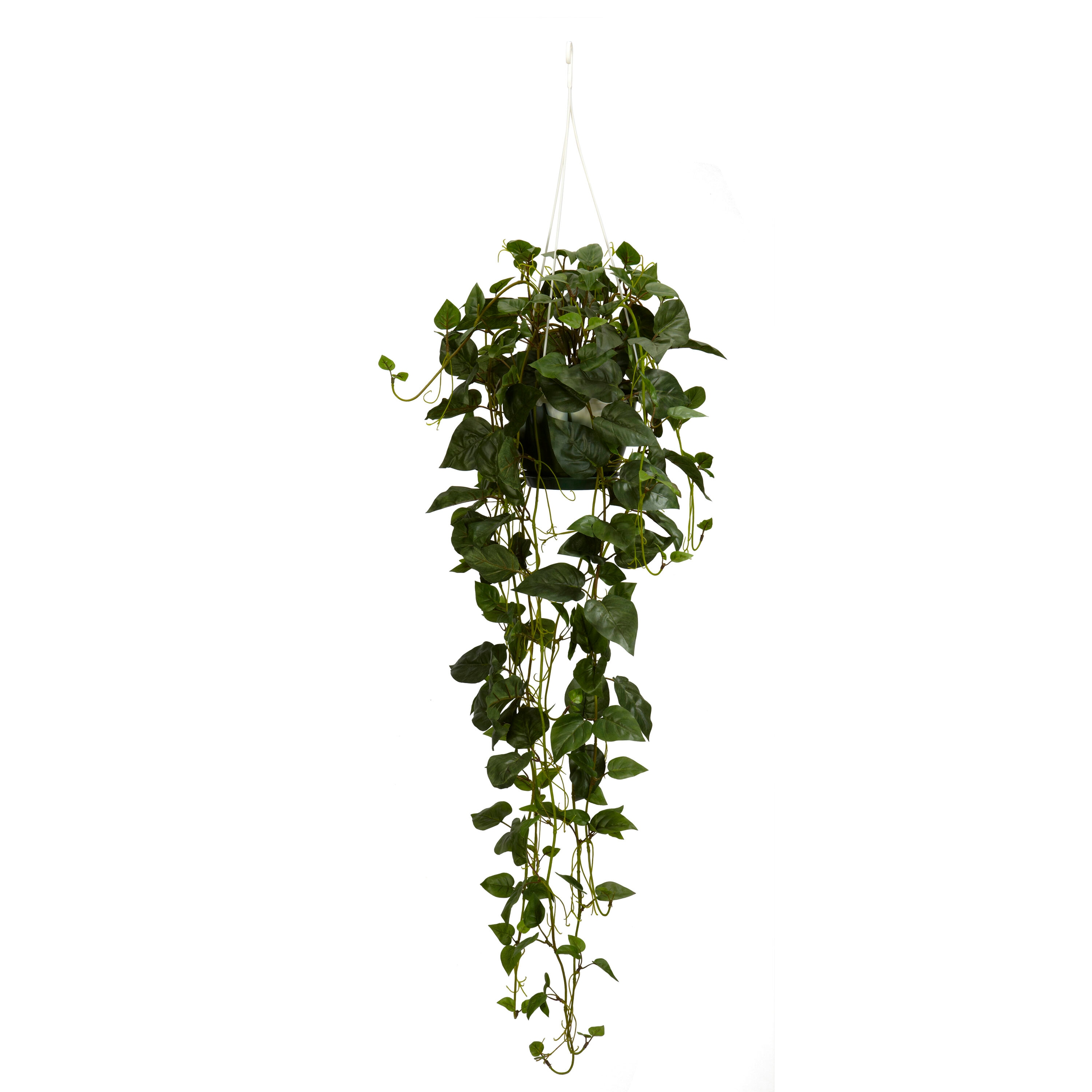 Nearly Natural Philodendron Hanging Basket Artificial Plant in the ...
