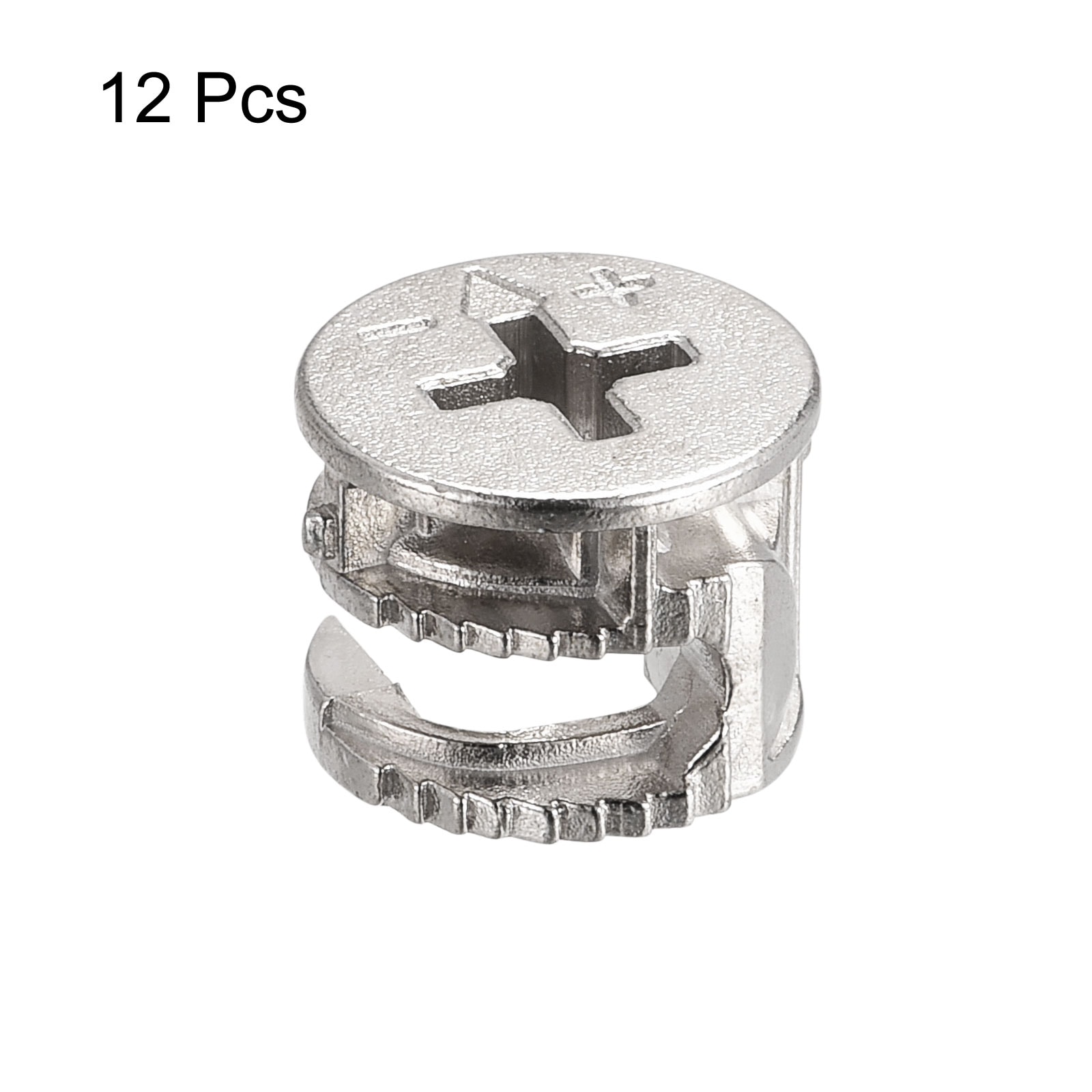 Unique Bargains Cam Lock Nut for Furniture 12pcs 14.6x11.3mm Joint ...