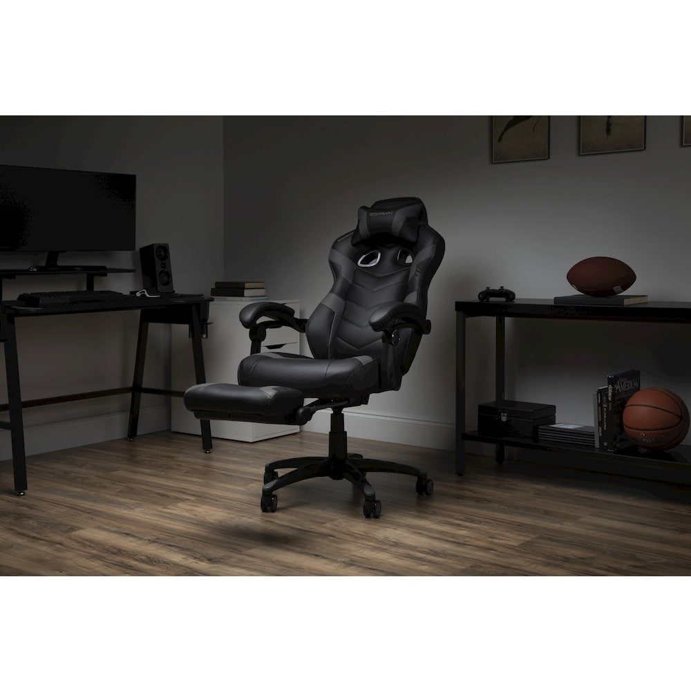 RESPAWN Gaming Chairs For Adults With Headrest Pillow Grey in the ...