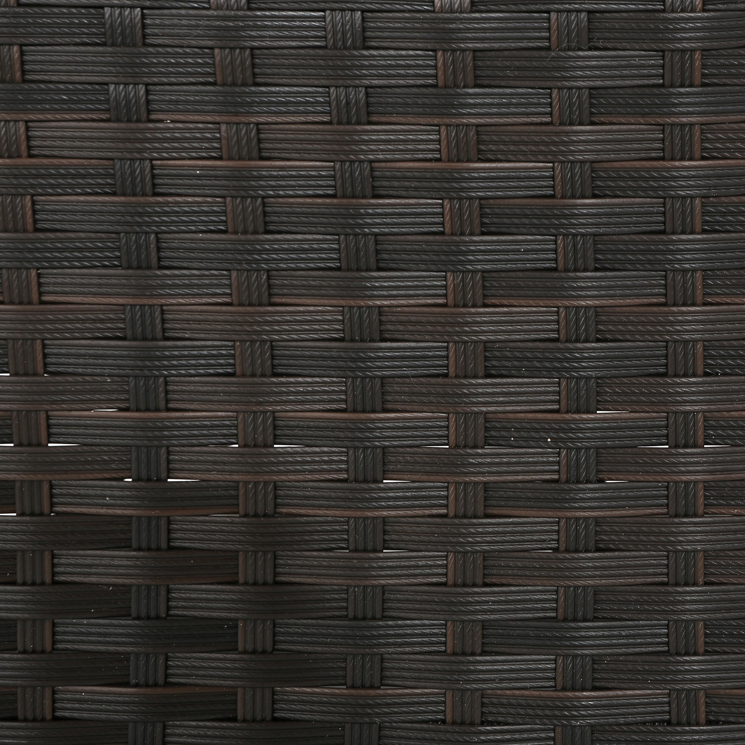 Moda Furnishings GIGI Set of 2 Wicker Brown Iron Frame Swivel Balcony ...