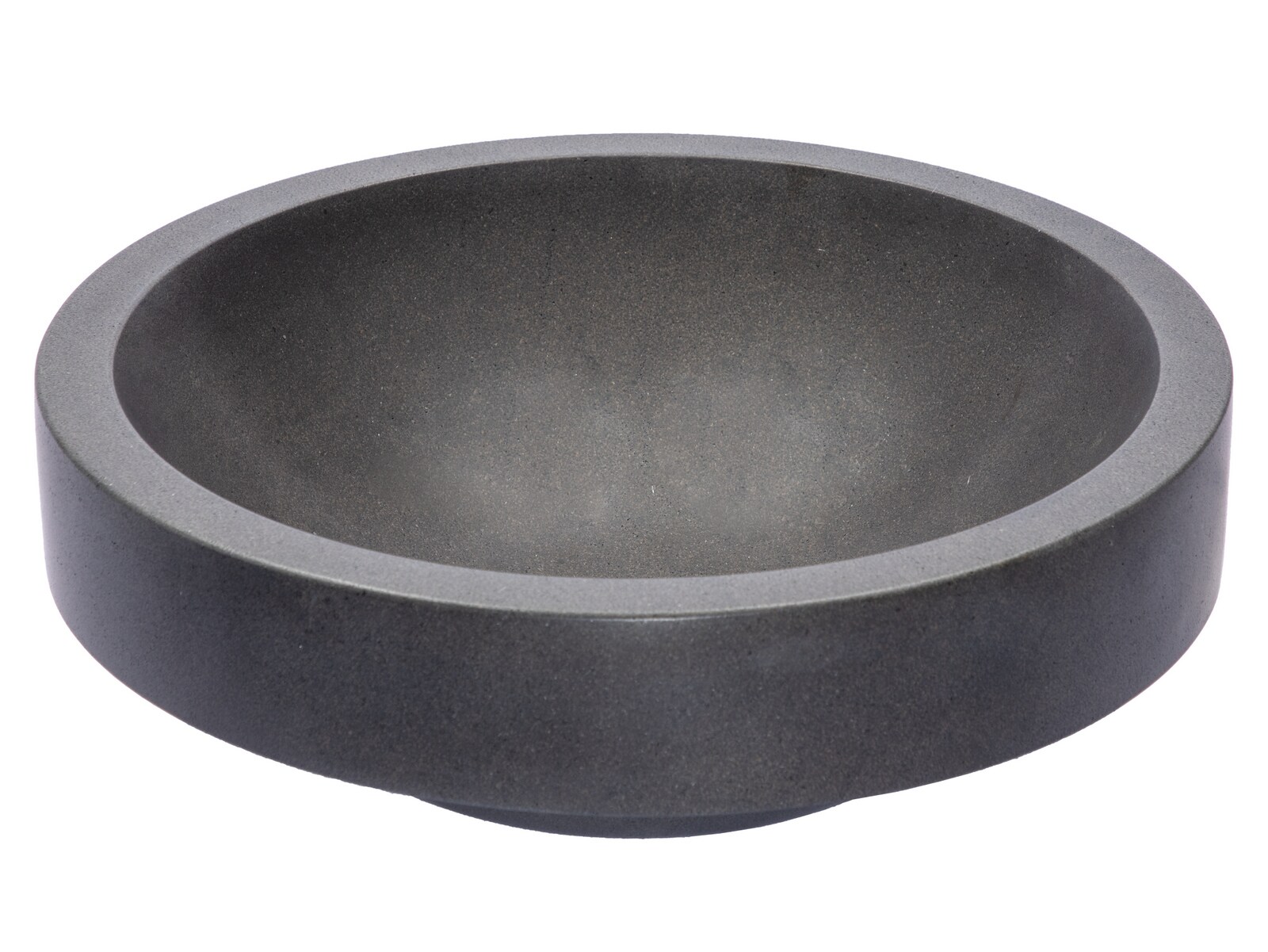 Eden Bath Lava Stone Natural Stone Drop-In Round Modern Bathroom Sink ...
