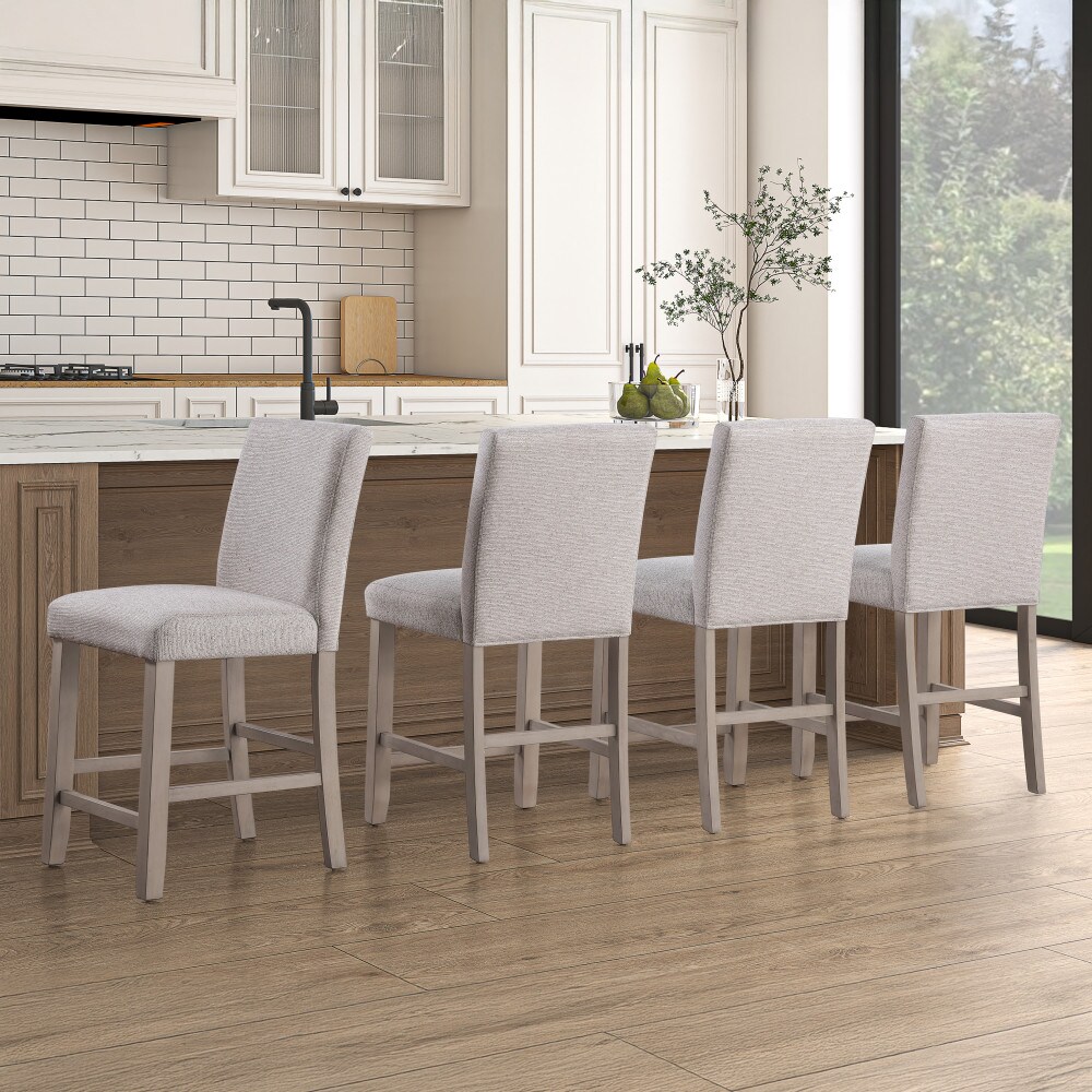 Steve Silver Set of 2 Taylor Transitional Polyester Upholstered Dining ...
