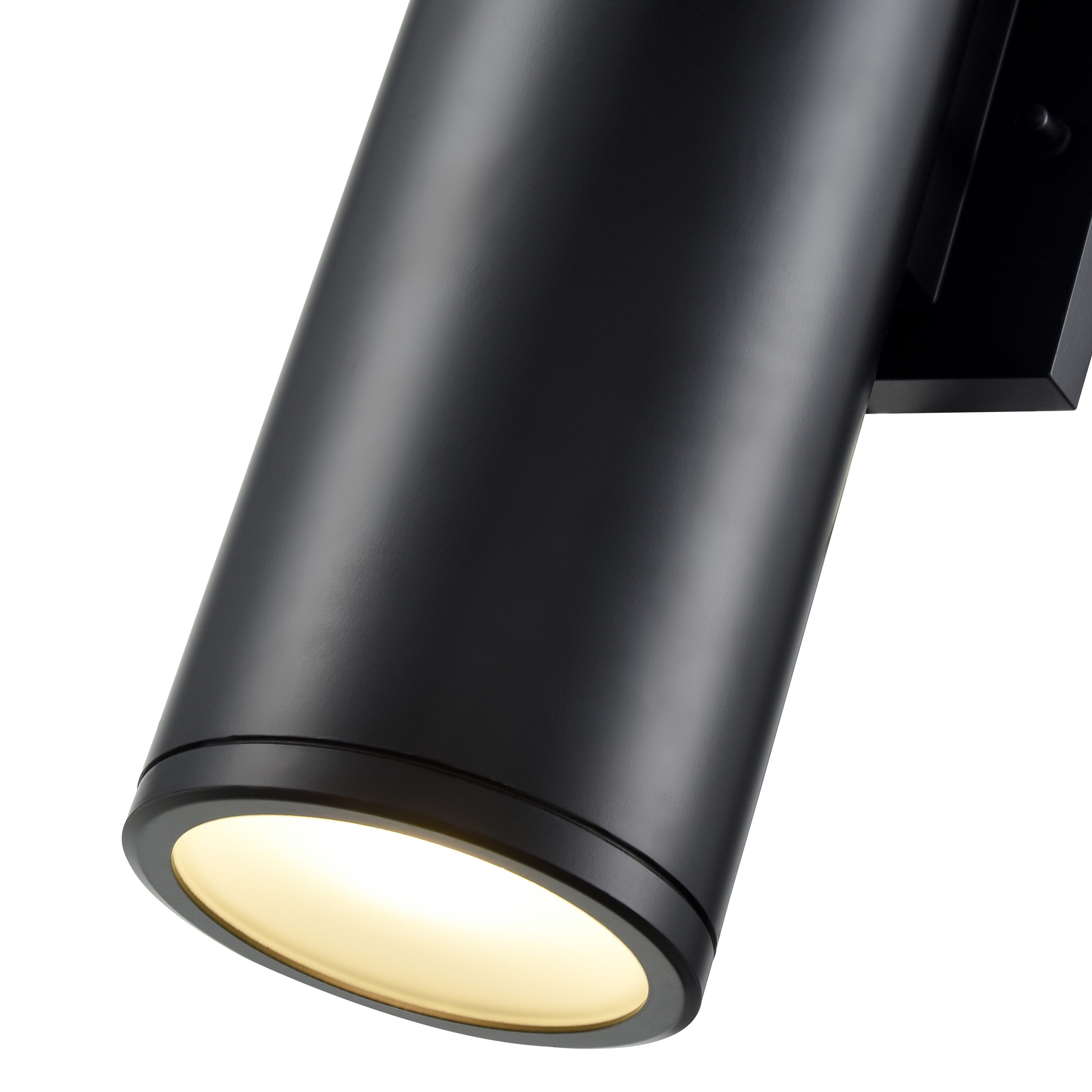 Millennium Lighting Vegas 18-in H Matte Black Hardwired Integrated LED ...