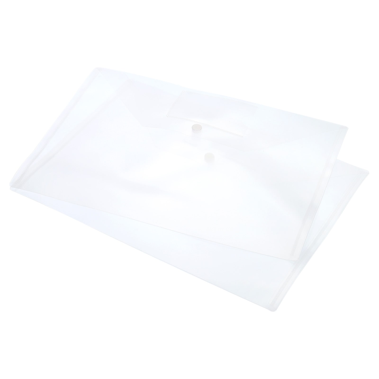 PATIKIL File Folders 10pcs A4 Plastic Envelopes Folder with Snap ...