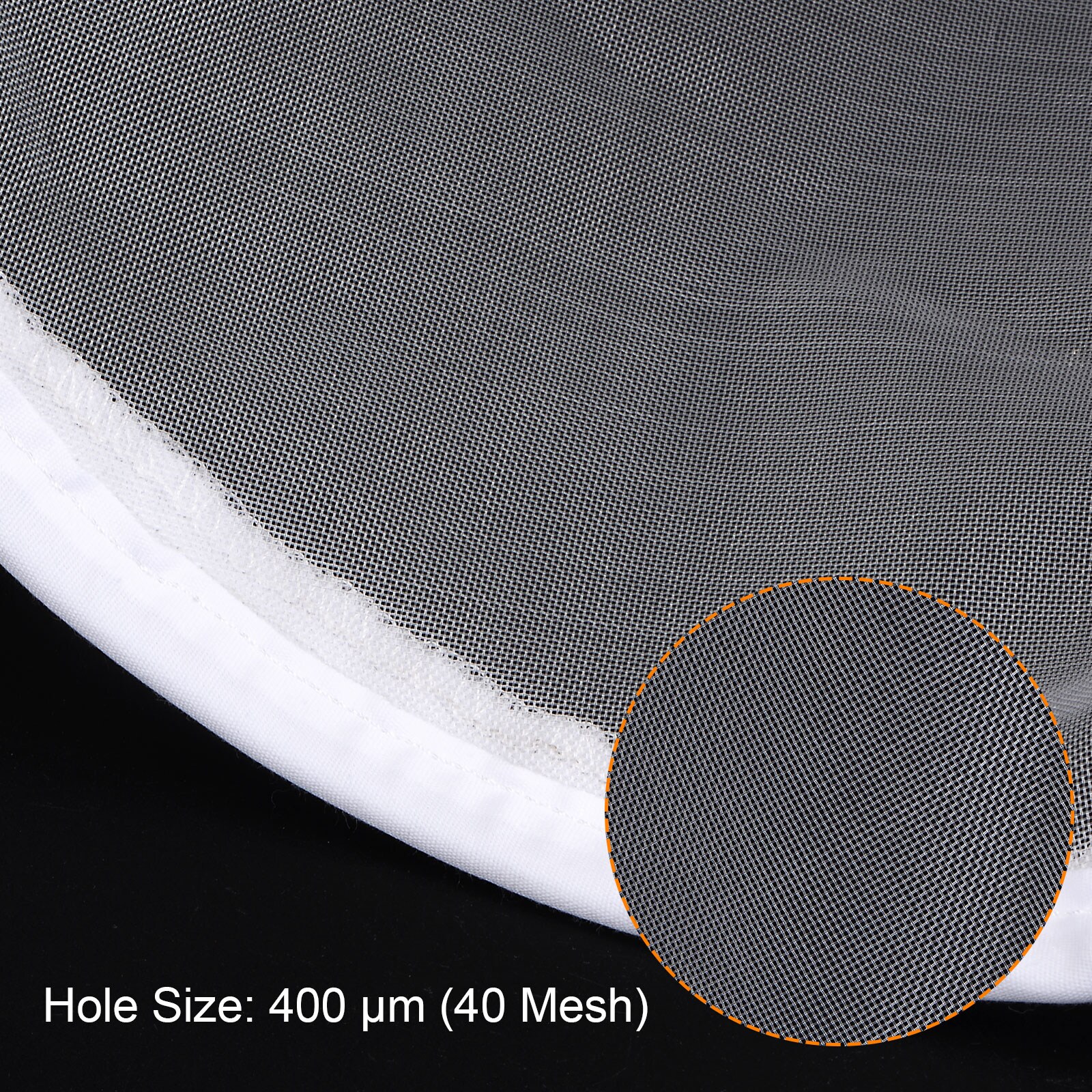 Unique Bargains 40 Mesh Paint Filter Bag 12.6 Inch Dia Cone Shape Nylon ...