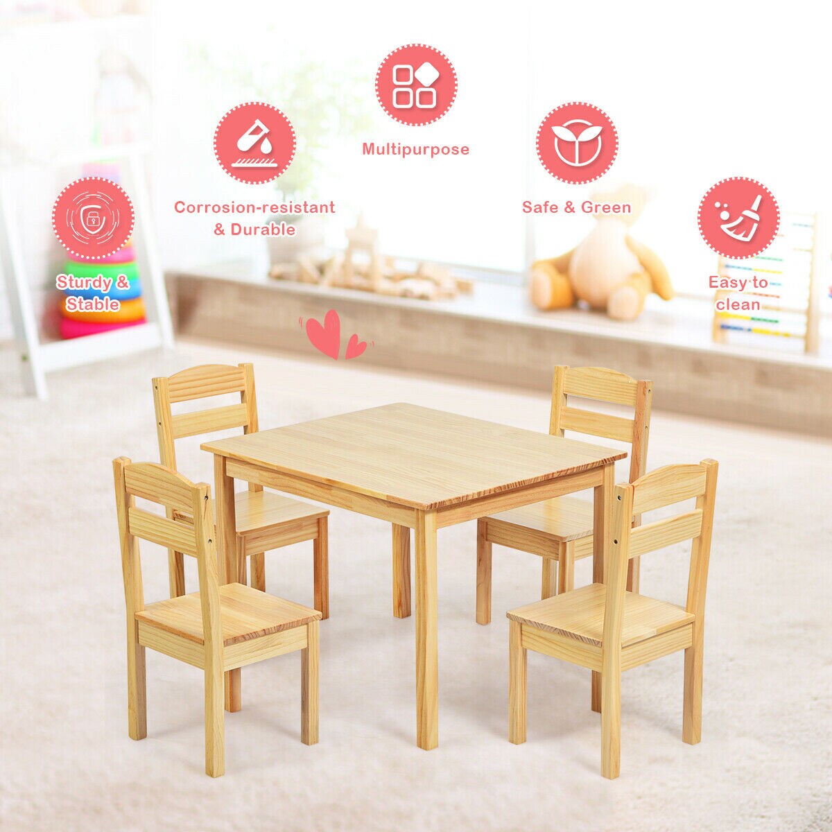 Lowes childrens table and chairs store