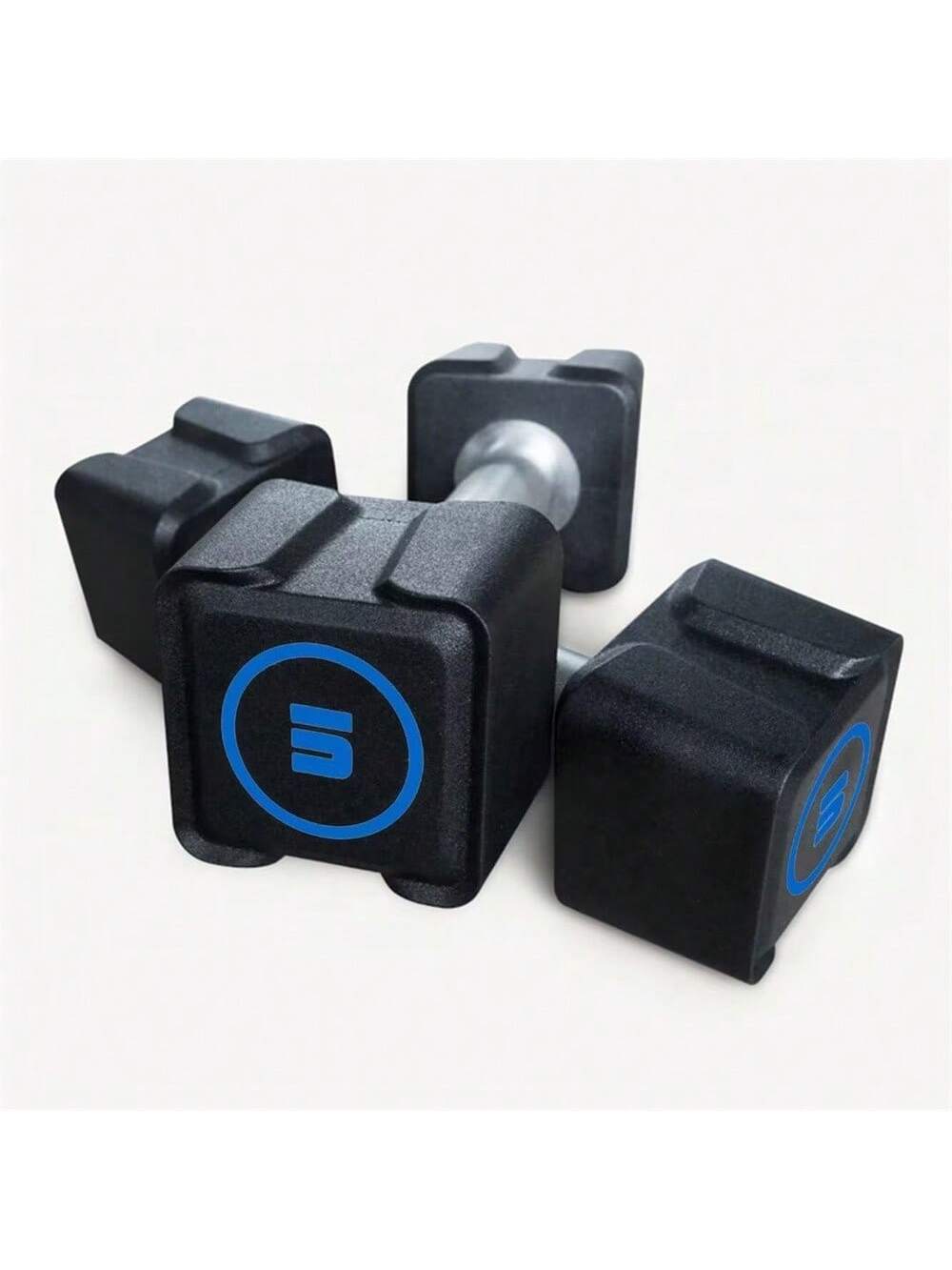 Garvee 11LBS Pu Coated Cast Iron Weights Dumbbells Set Of 2 Square ...