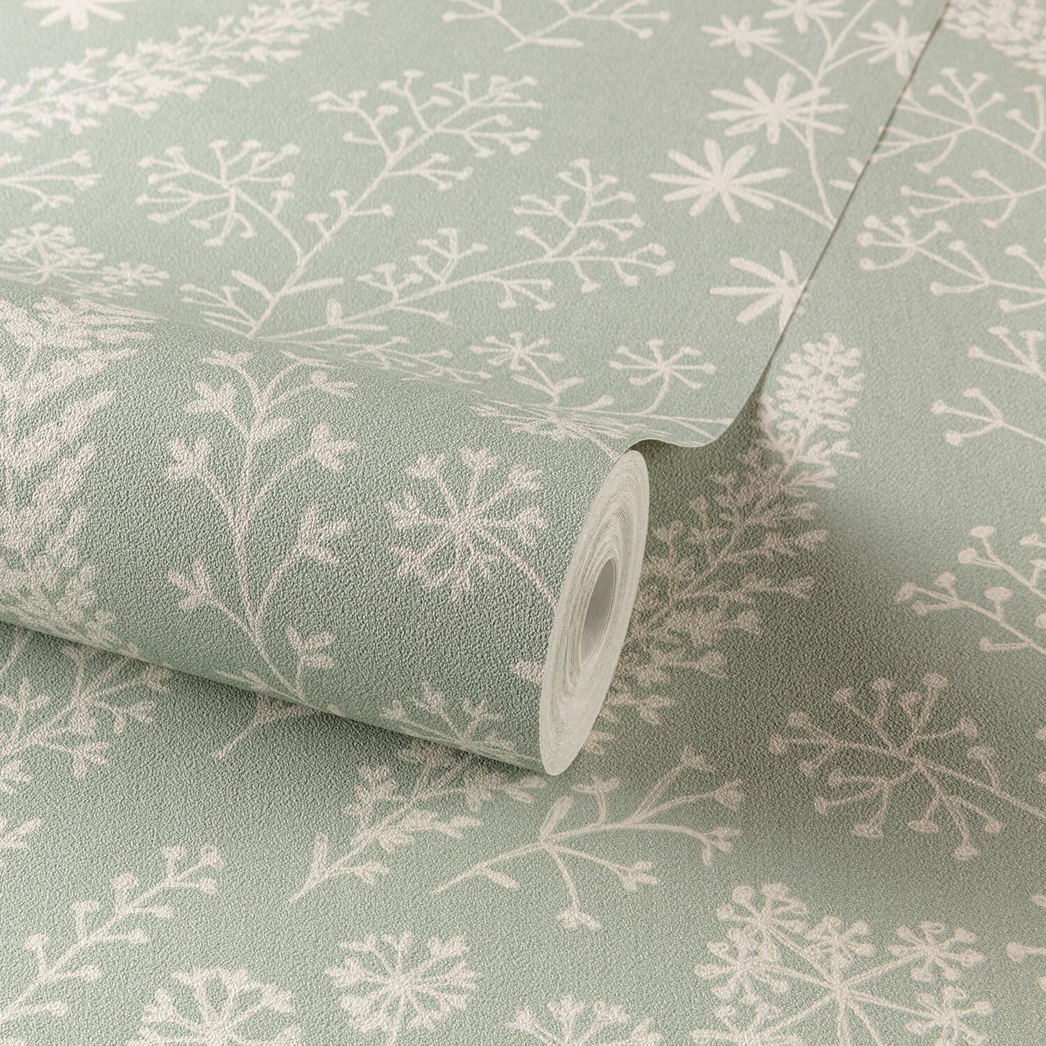 Grandeco 56-sq ft Sage Green Vinyl Textured Trail Unpasted Wallpaper ...