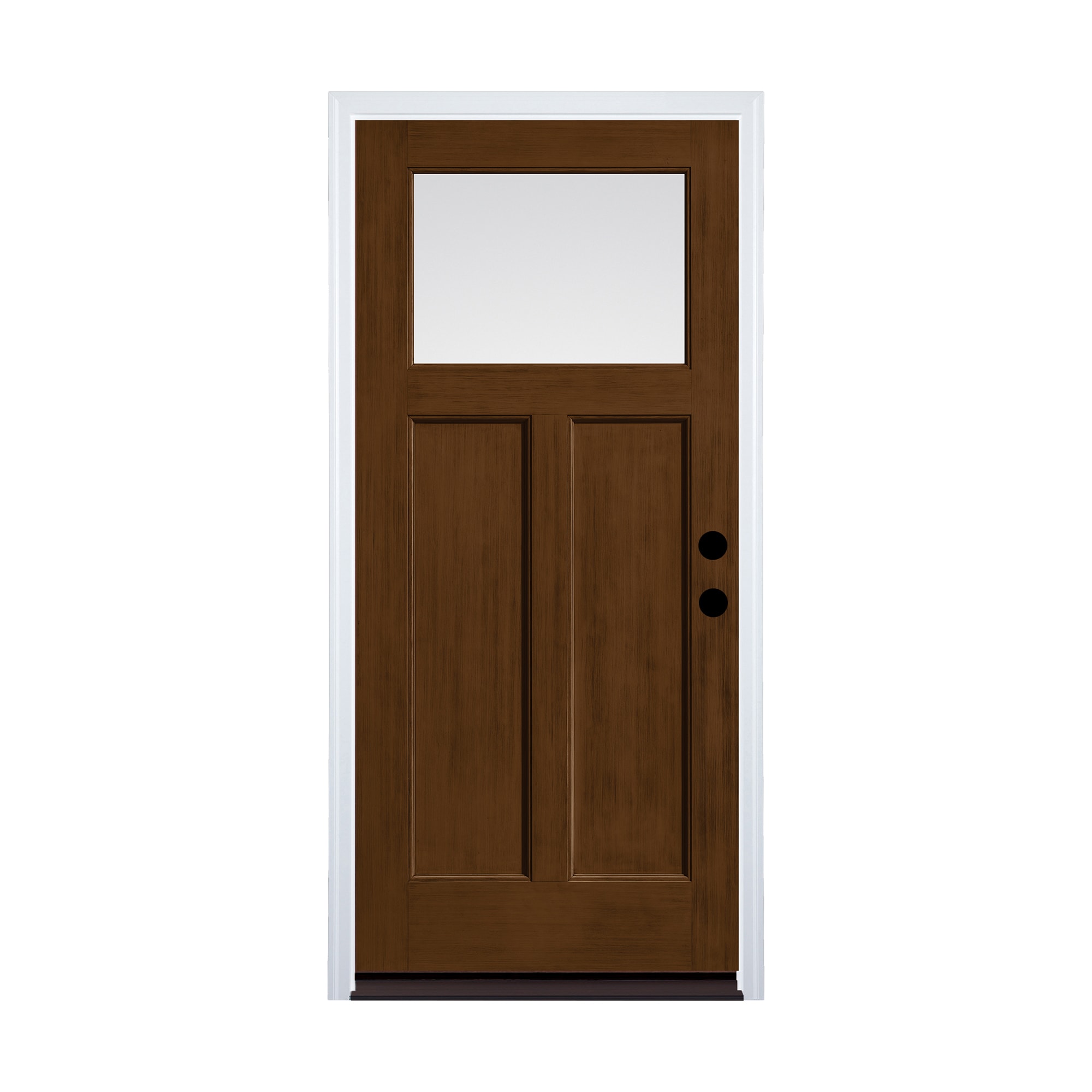 Therma-Tru Classic Craft 36-in x 80-in x 4-9/16-in Fiberglass Left-hand ...