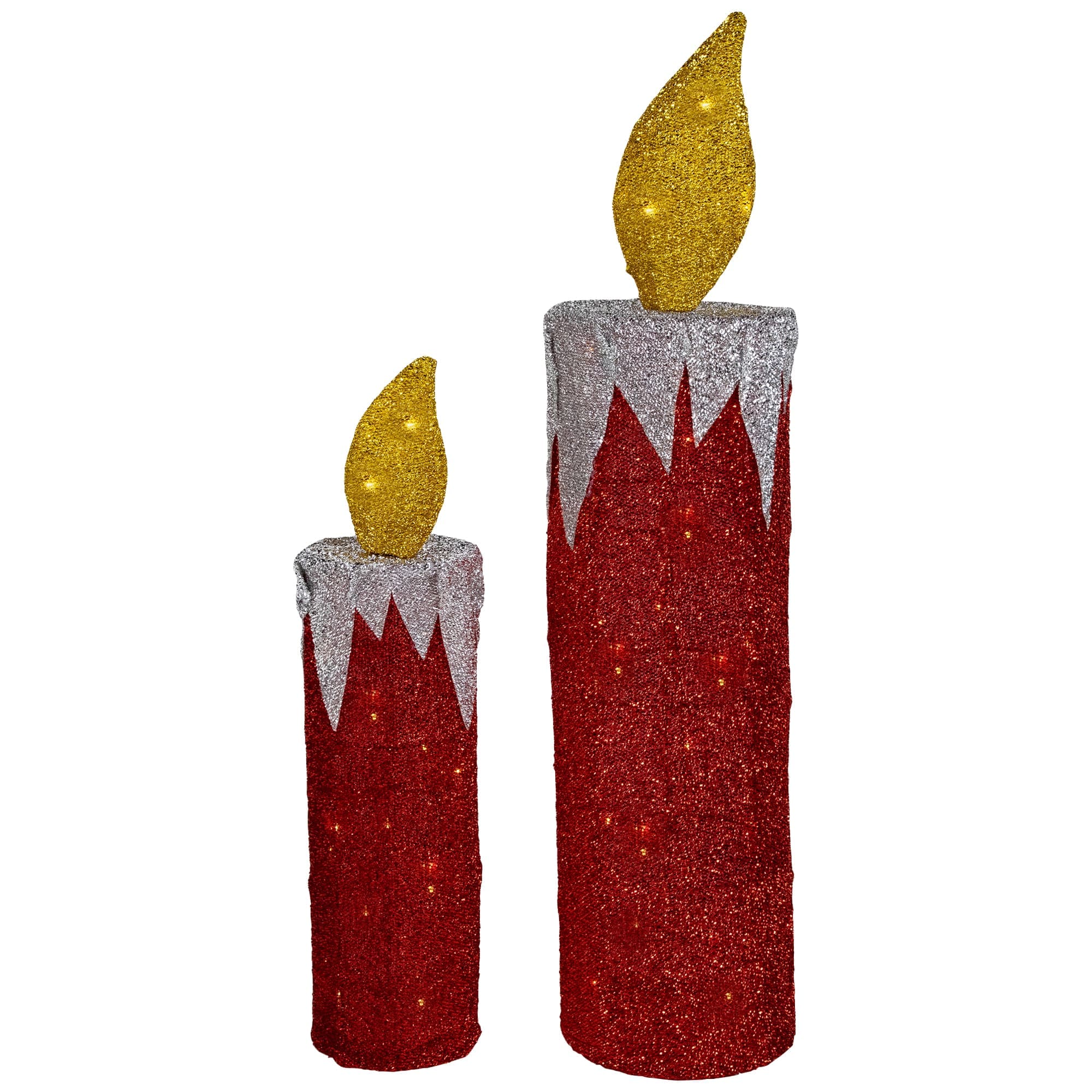 Northlight LED Lighted Candles Outdoor Christmas Decorations - 22.75 ...