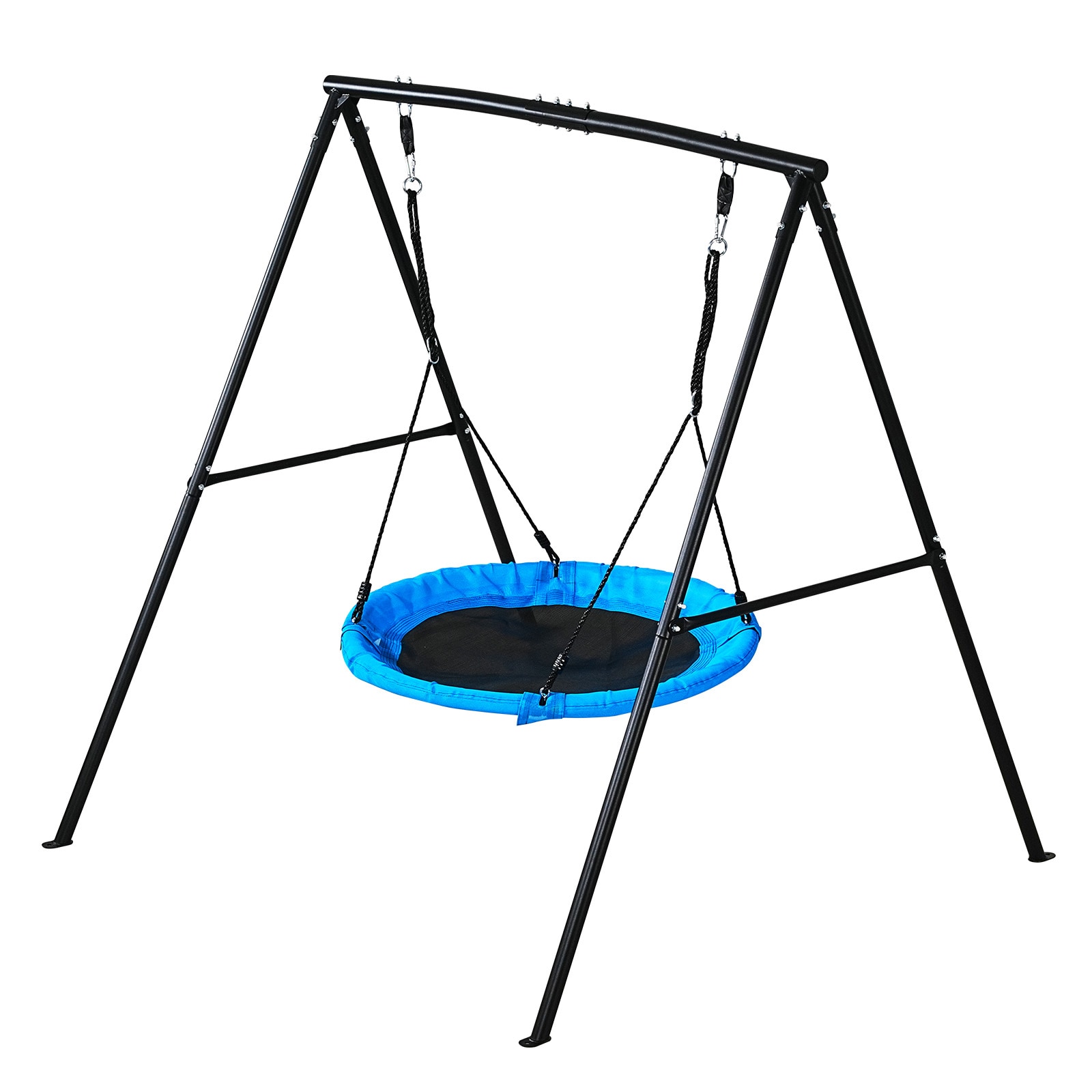 GIVIMO Swing Set for Backyard 40-in Saucer Swing Seat with Heavy Duty A ...