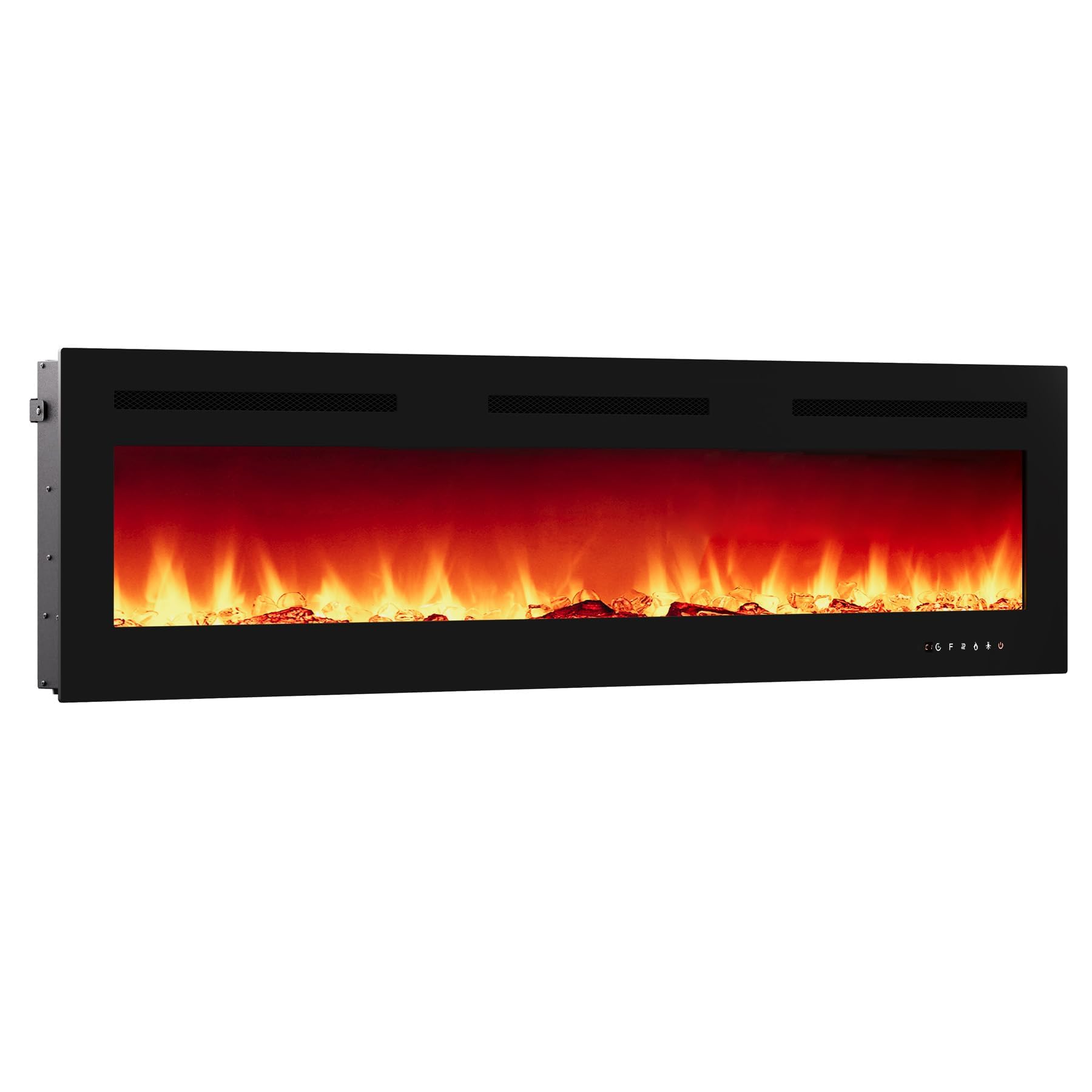 Garvee Electric Fireplace Wall Mounted and Recessed Modern Linear ...
